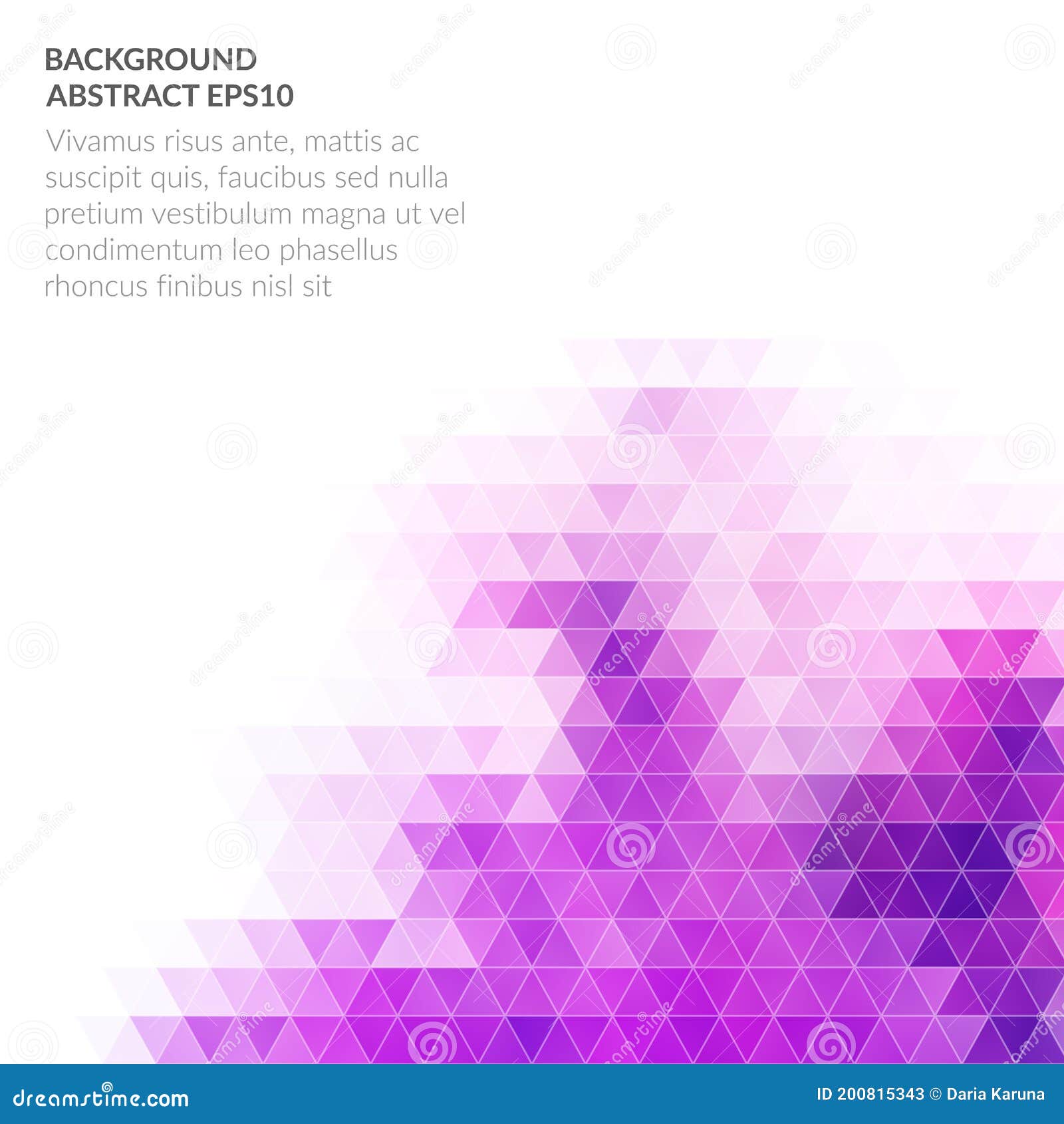 An Abstract Background with a Geometric Texture of Triangles. White ...