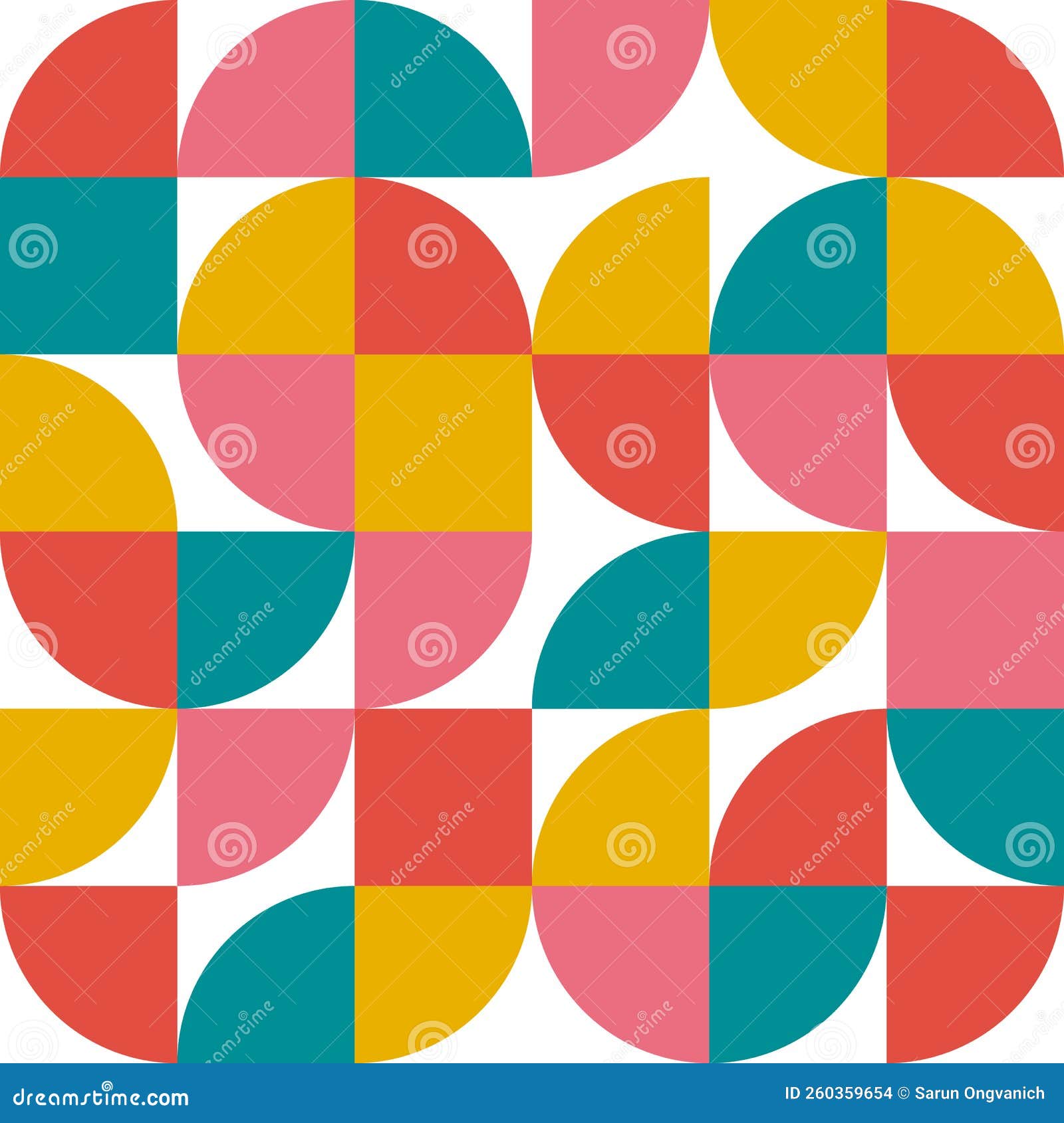 Abstract Background Geometry Minimalistic Design in Bauhaus Style ...