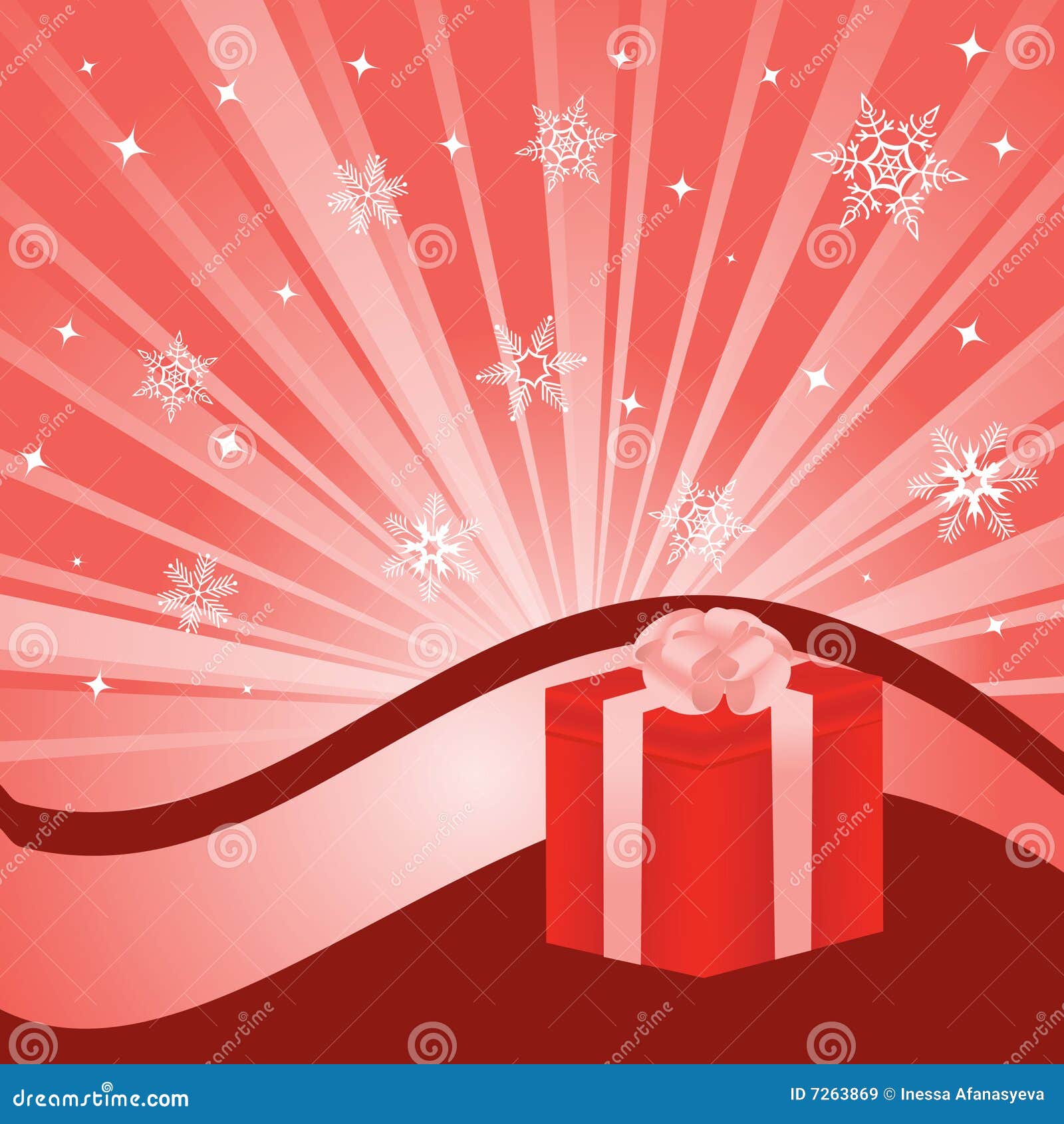 Abstract Background with Gift Box Stock Vector - Illustration of ...