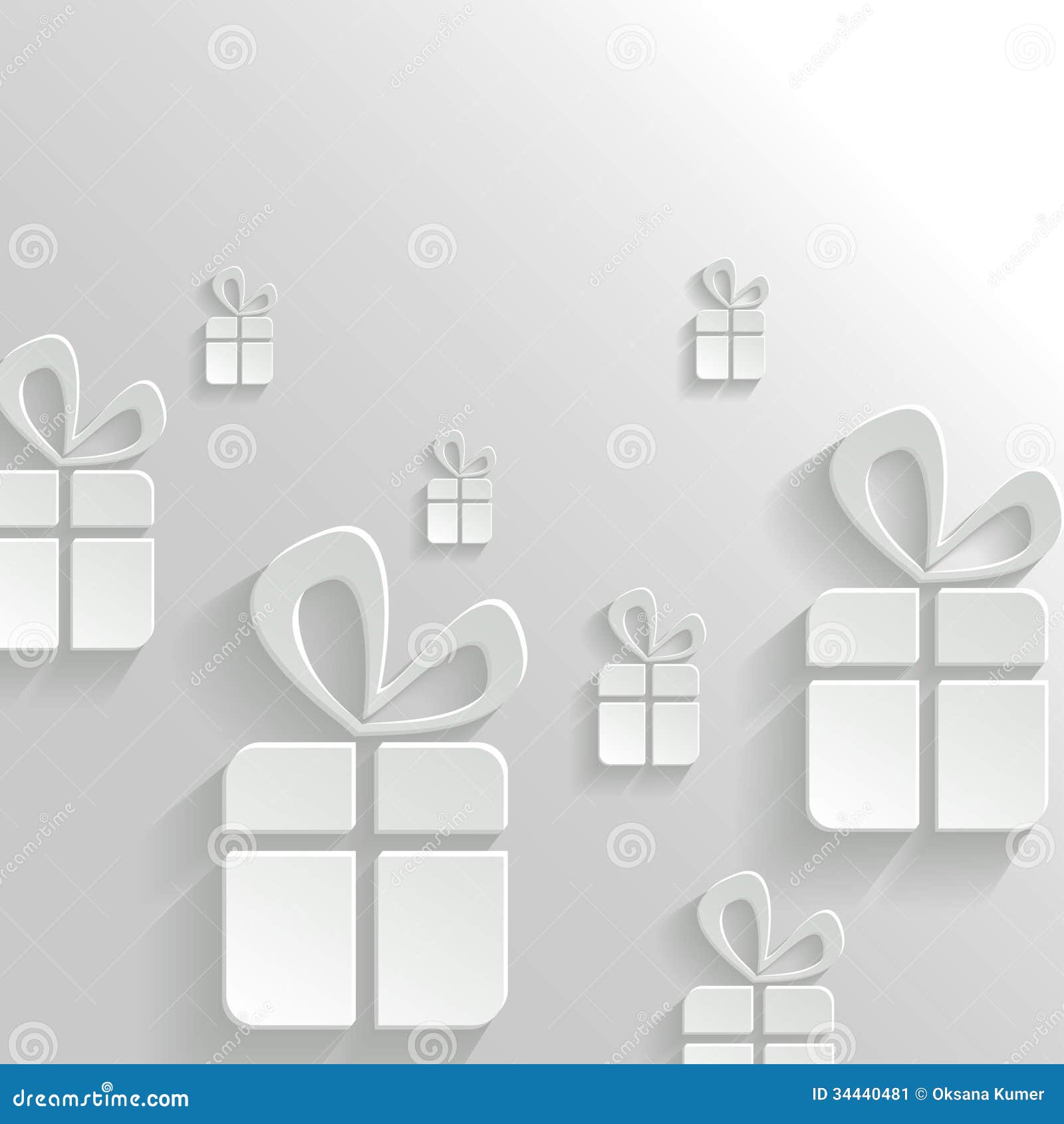 Abstract Background with Gifts Stock Vector - Illustration of holiday ...