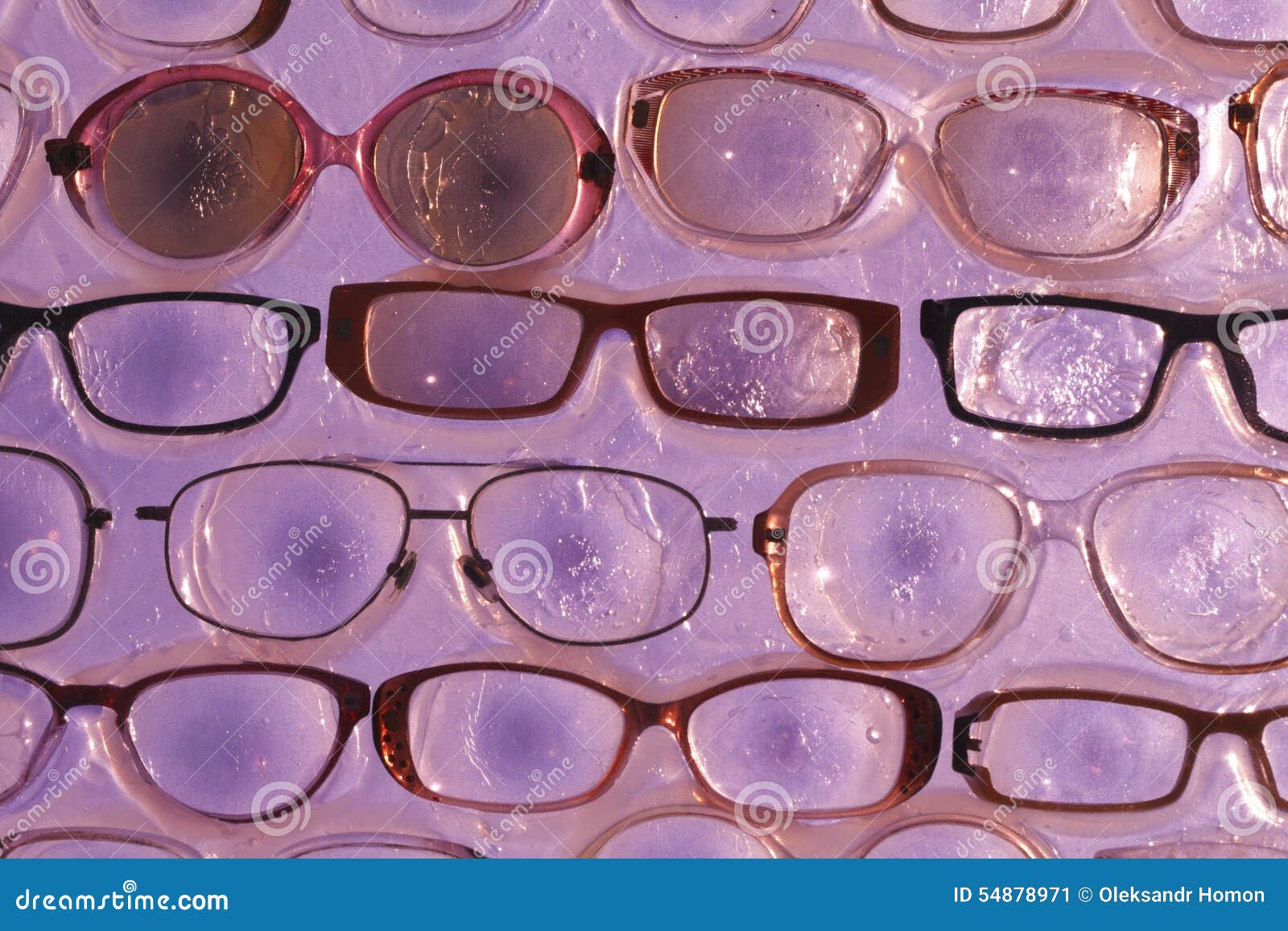 Abstract Background Glasses for Eyes Stock Image - Image of glass ...