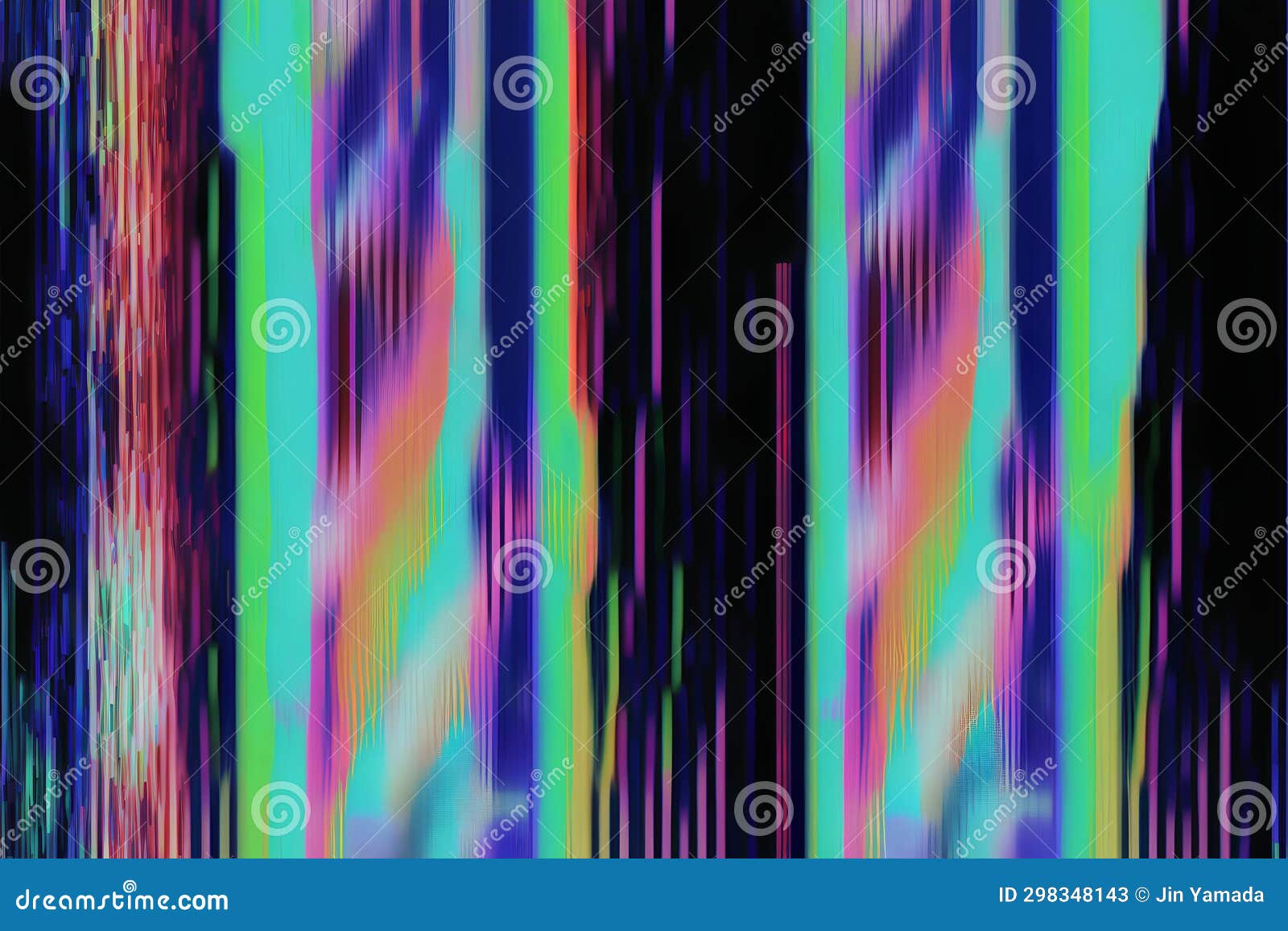 Abstract Background with Glitch Effect. Digital Screen Error. 3d ...