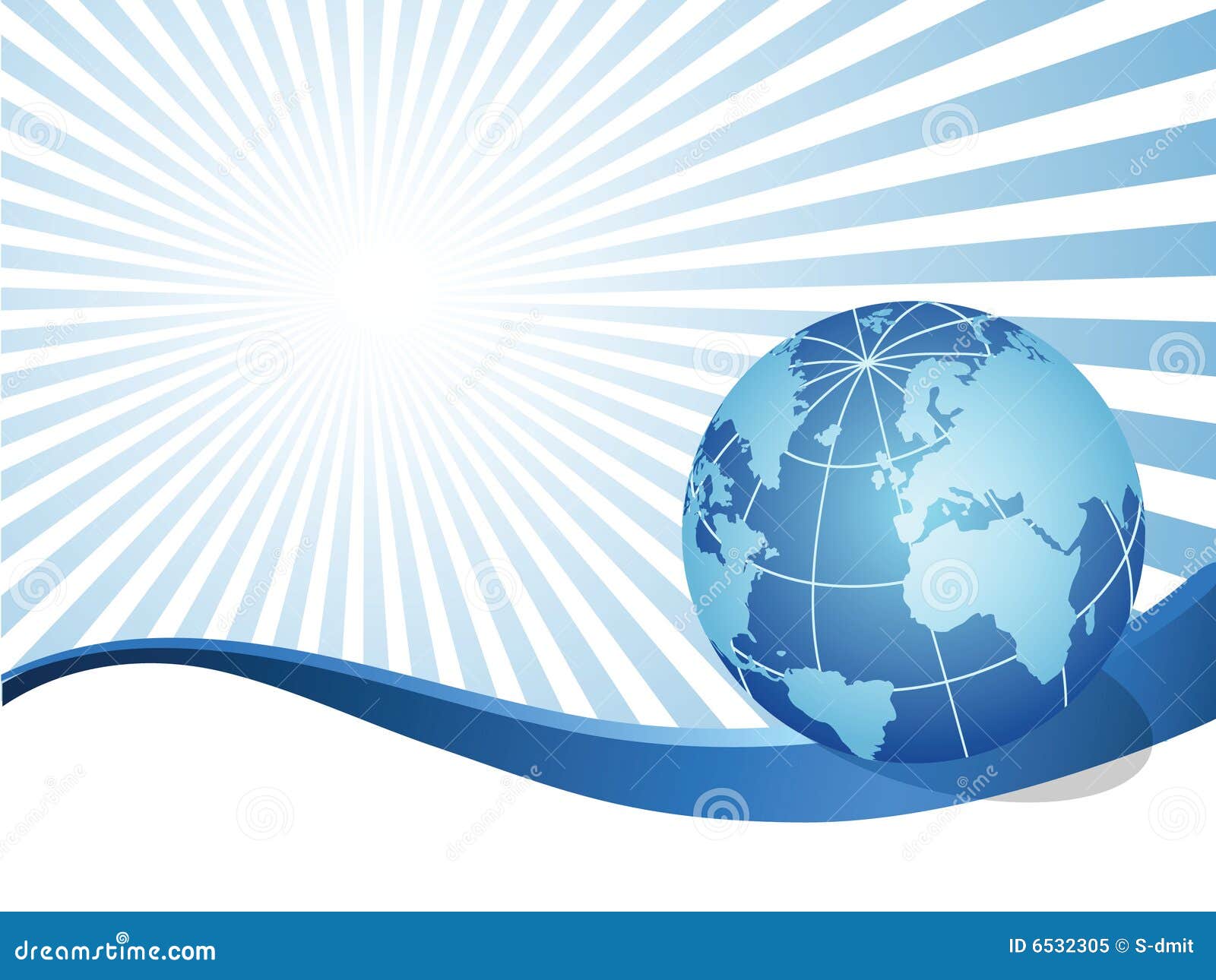 Abstract Background with Globe Stock Vector - Illustration of planet ...