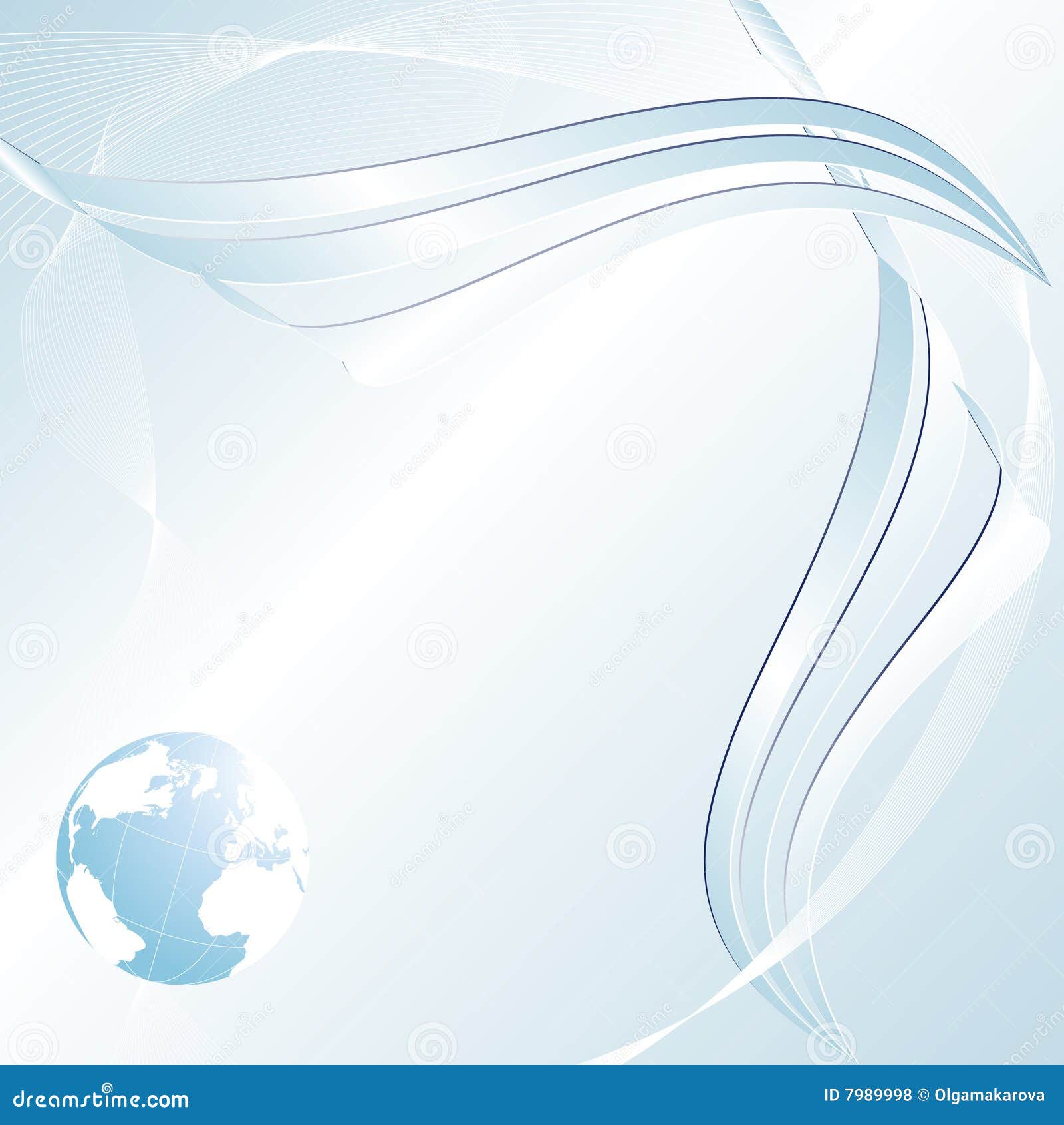 Abstract Background with a Globe Stock Vector - Illustration of stripe ...