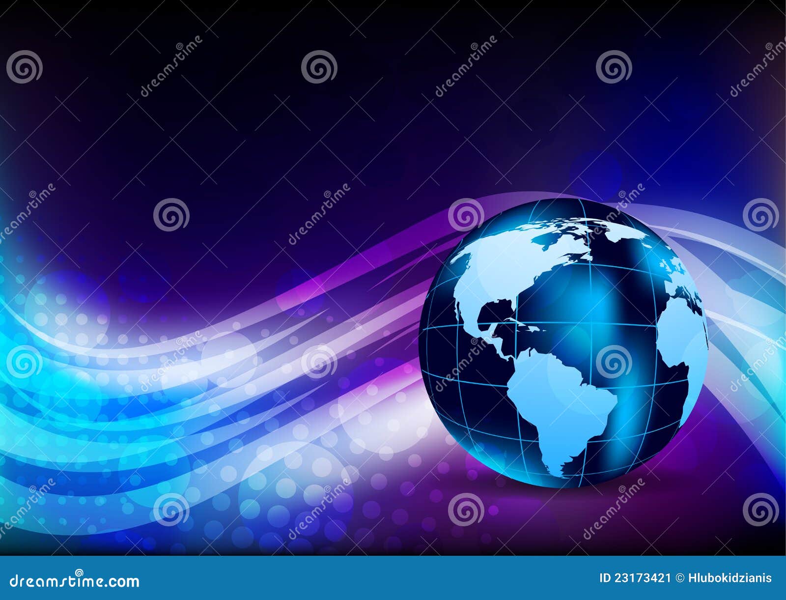 Abstract Background with Globes Stock Vector - Illustration of commerce ...