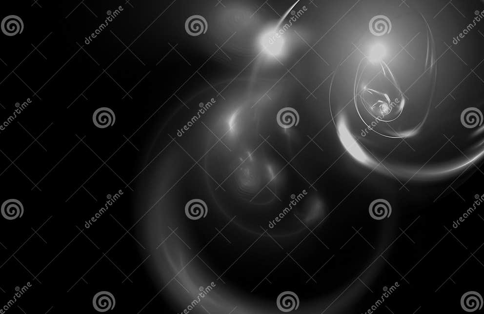Abstract Background Glow. Black and White Texture Stock Illustration ...