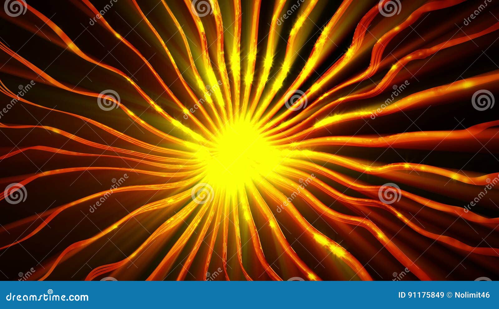 Abstract Background with Gold Elements Stock Illustration ...