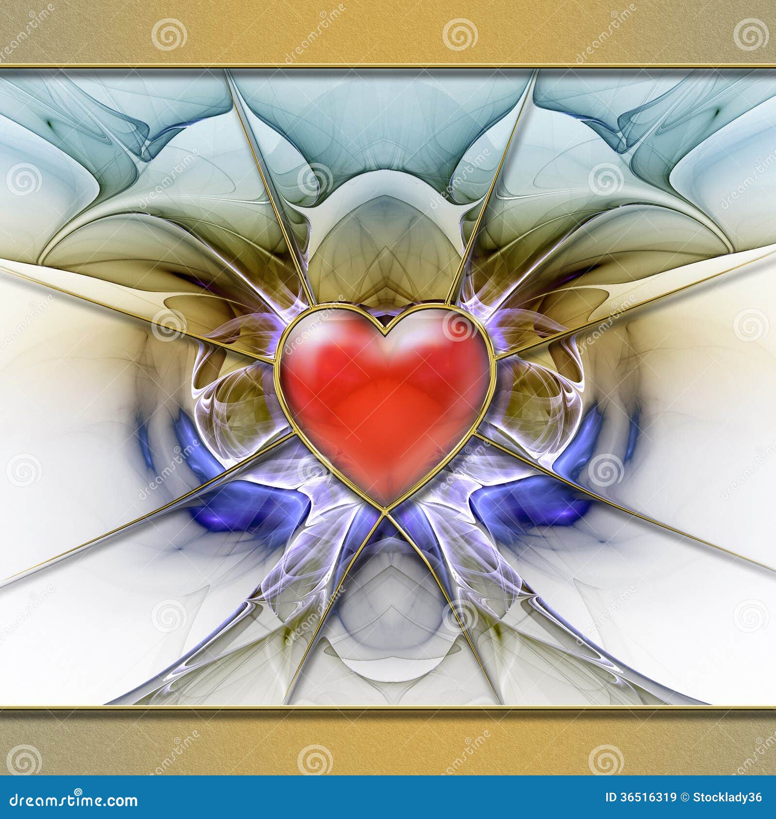 Abstract Background with Gold Embellishment Stock Illustration ...