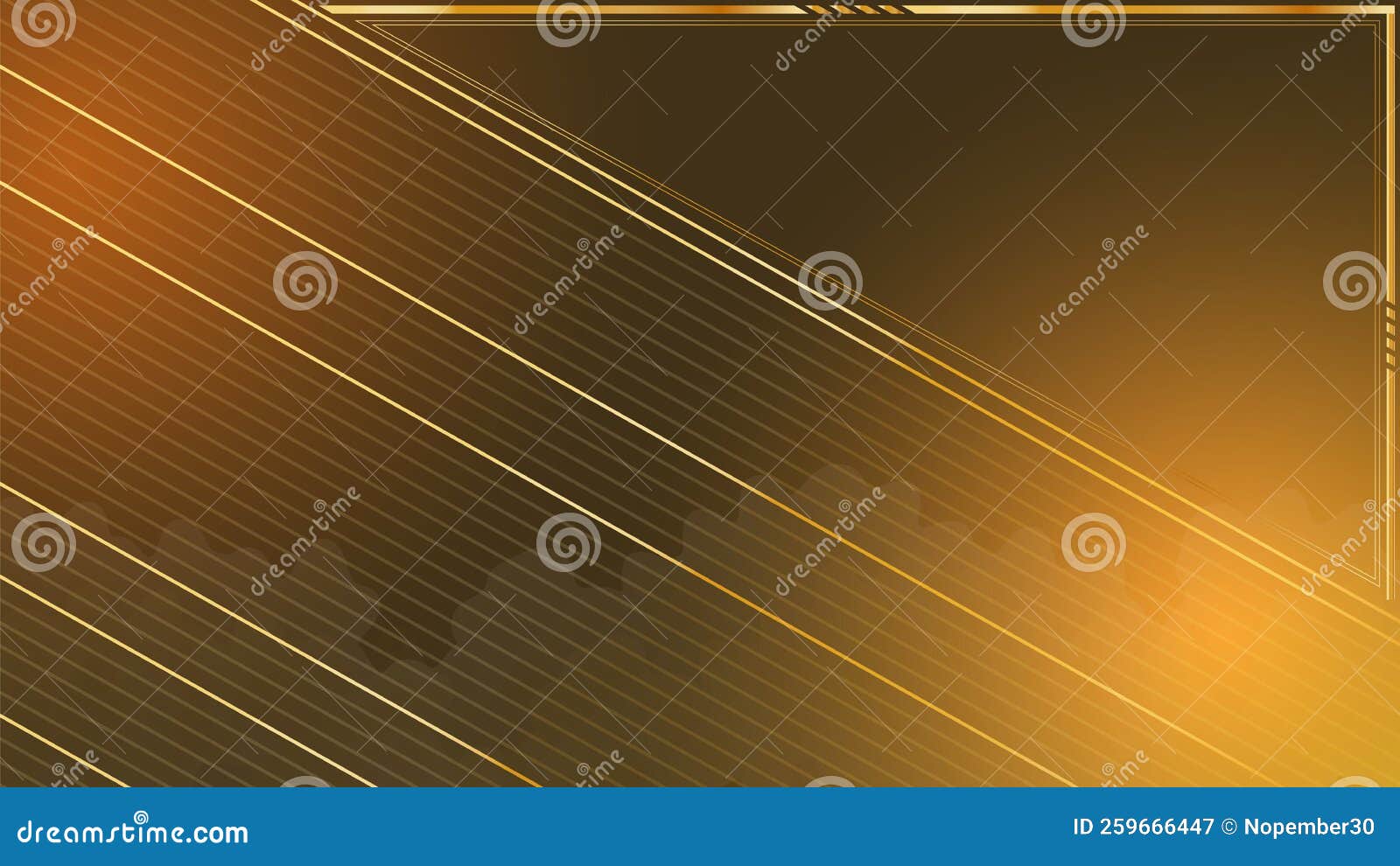 Gold Stripe Background stock vector. Illustration of decorative - 259666447