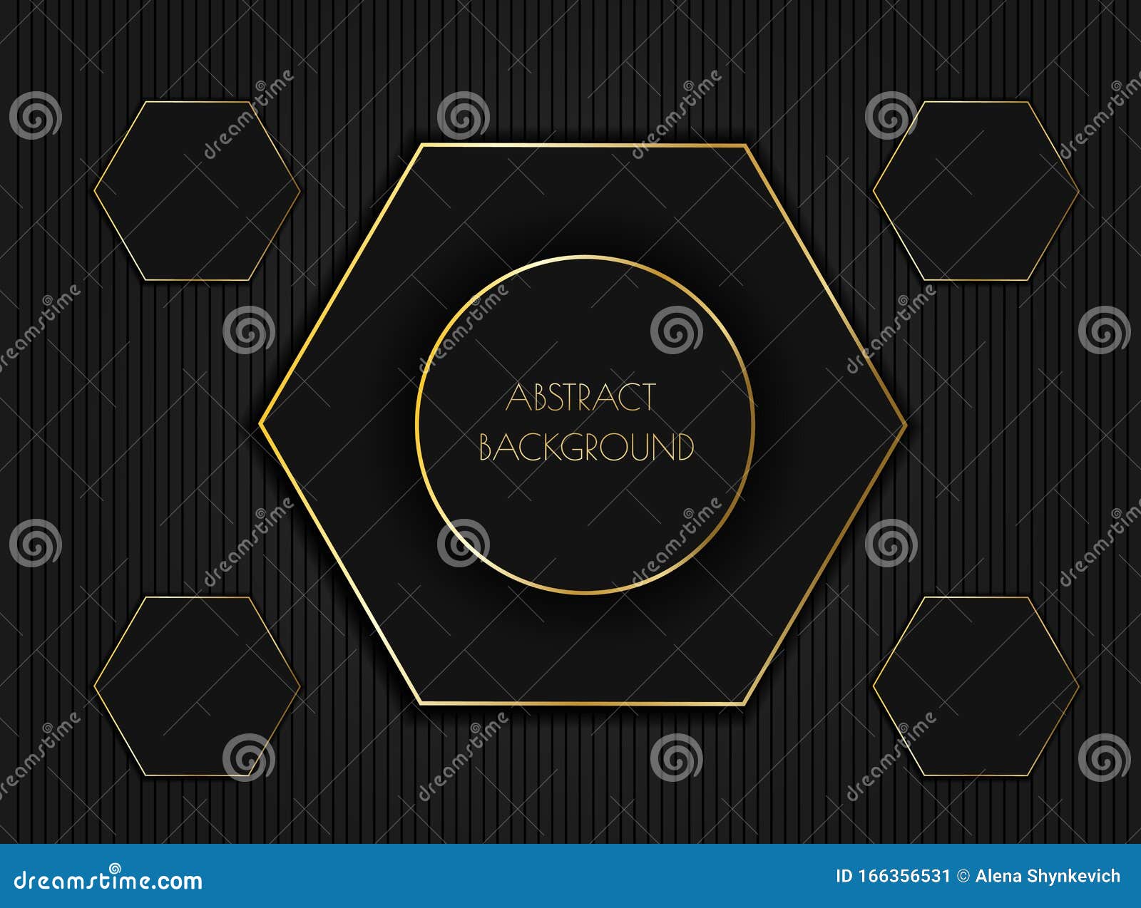 Abstract Background Gold. Luxurious Realistic Borders Stock ...