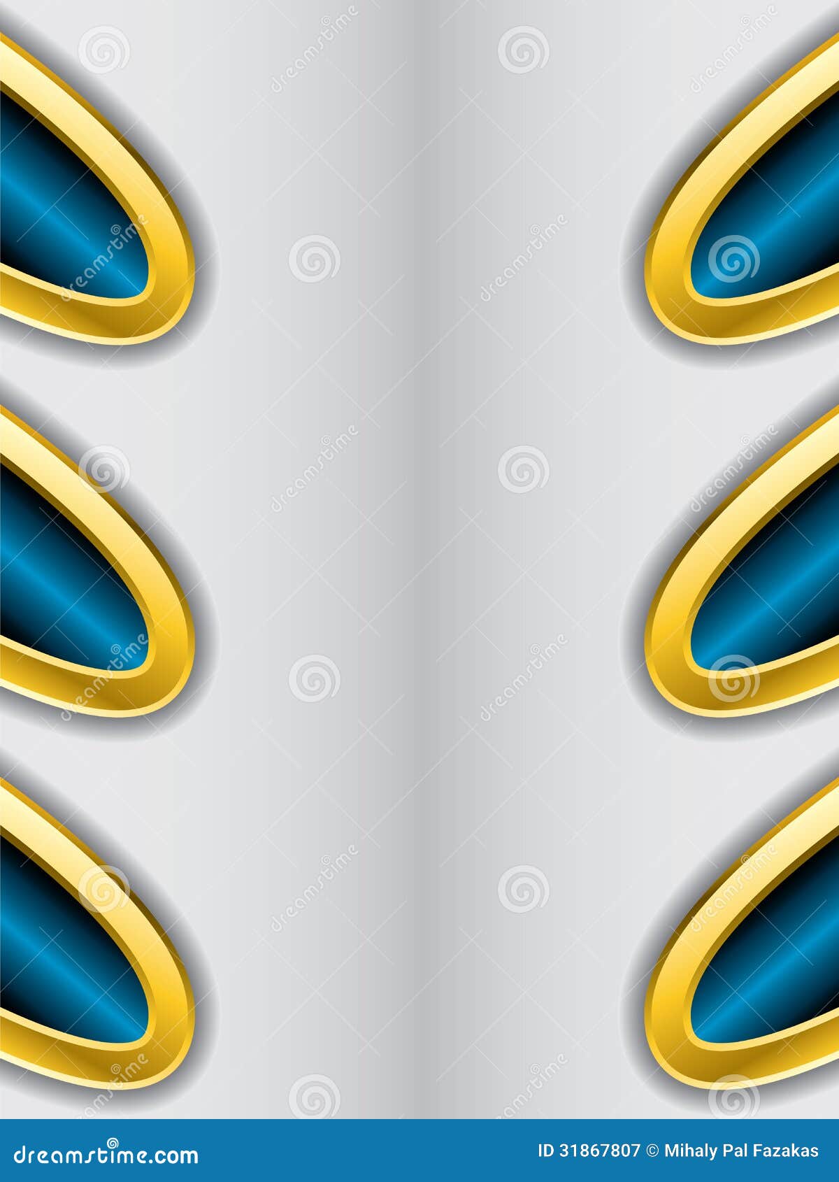 Abstract Background with Gold Trimming 2 Stock Vector - Illustration of ...