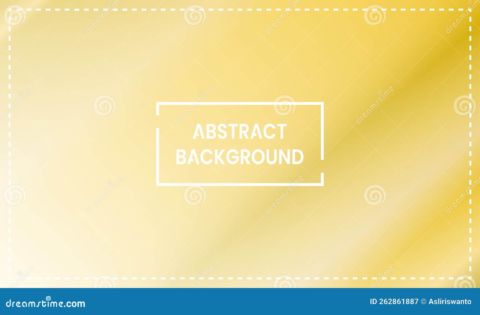 Dark Yellow and White Gradient Abstract Background with Frame and ...
