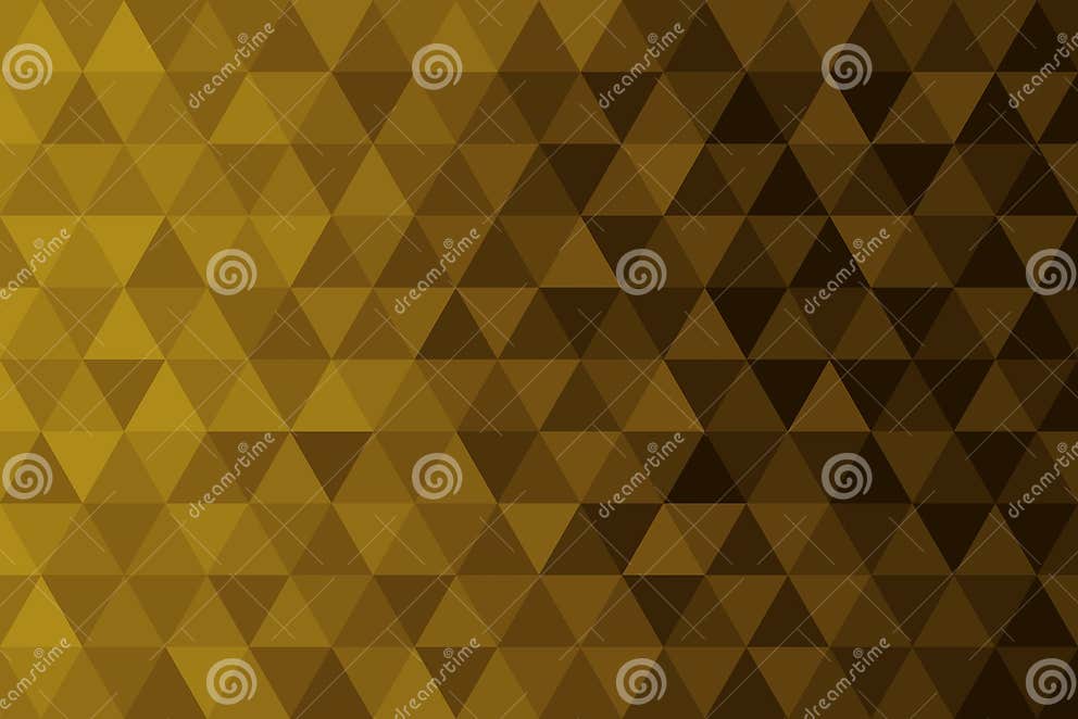 Abstract Background Gradient Golden Triangle Stock Vector ...