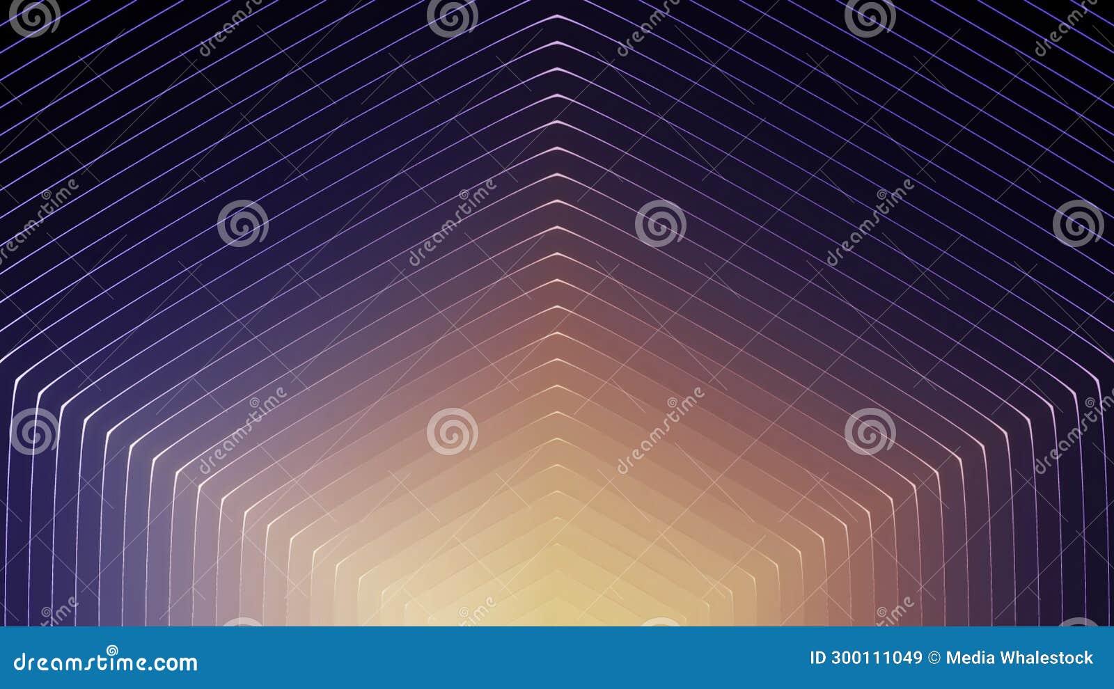Abstract Background with Gradient Moving Line in Hexagonal Shape ...