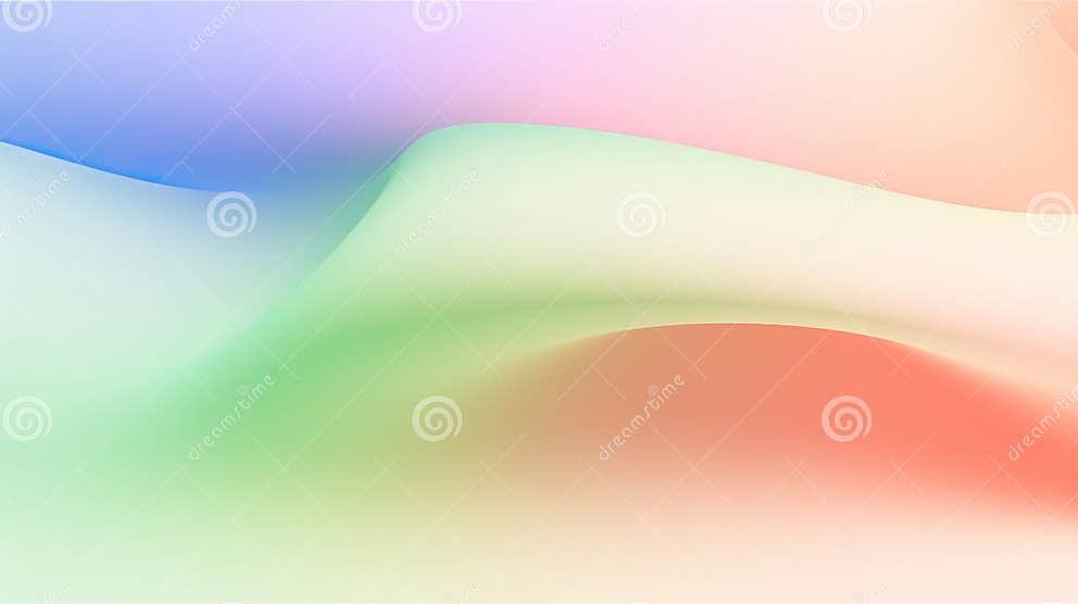 Abstract Background with Gradient Smooth Liquid Curve Soft Color ...