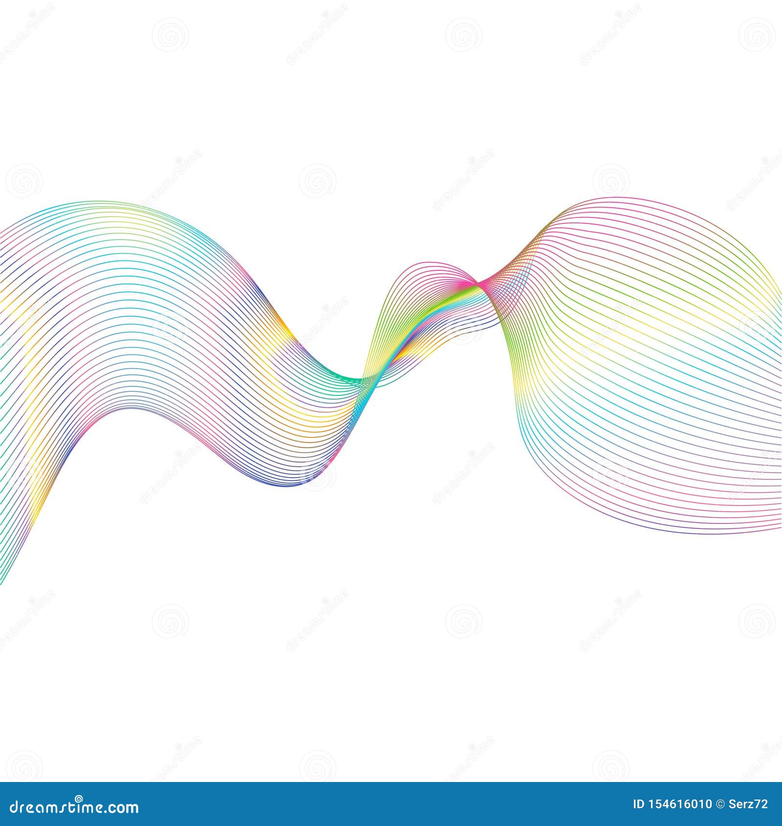 Abstract Background with Gradient Waves Stock Vector - Illustration of ...