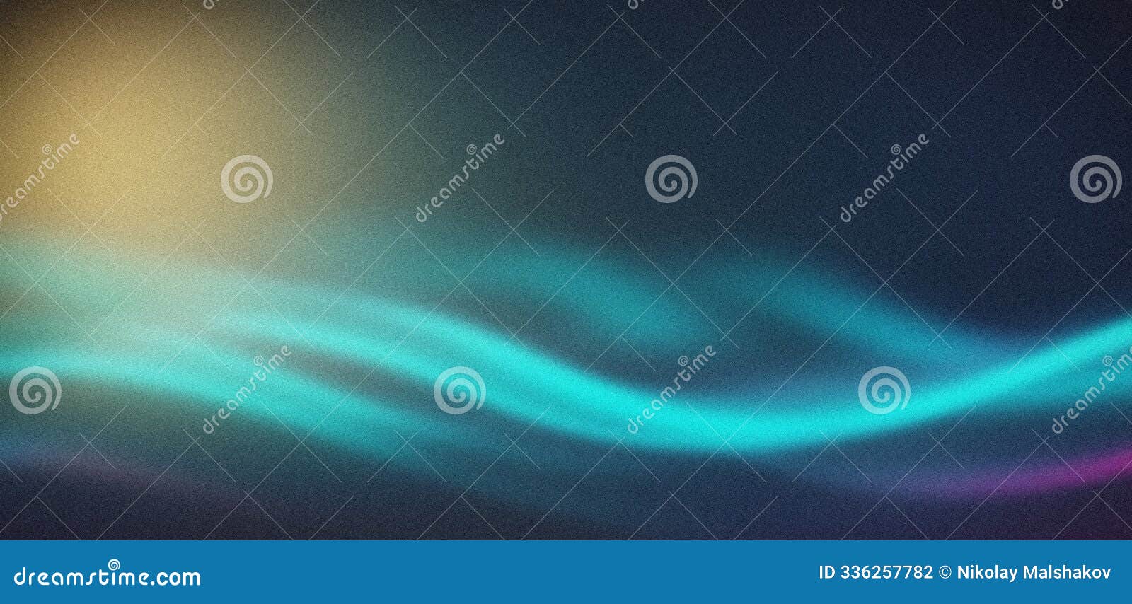 Wavy Light Abstract, Green Neon Light Wave Background Digital Light ...