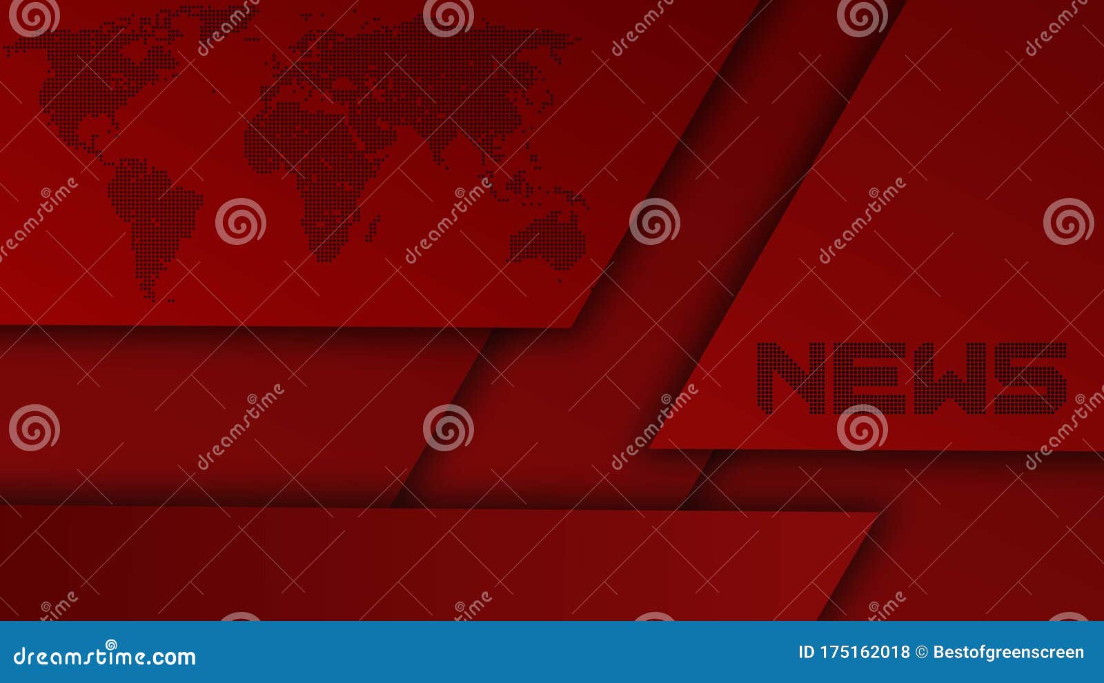 Abstract Background of Graphic Elements in Red Colour - World Map ...