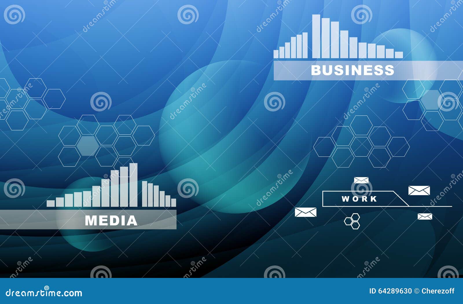 Abstract Background with Graphs Stock Illustration - Illustration of ...