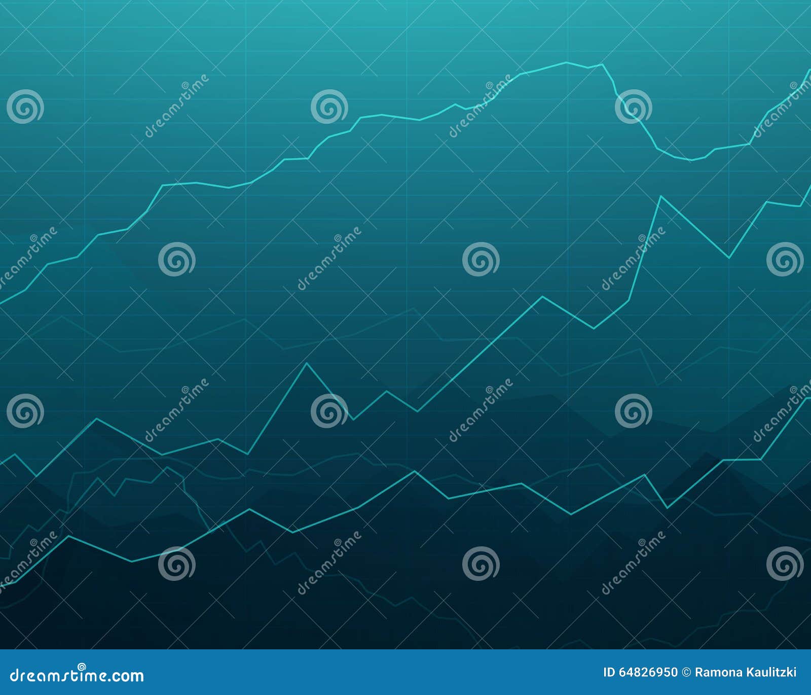 Abstract Background with Graphs Stock Illustration - Illustration of ...