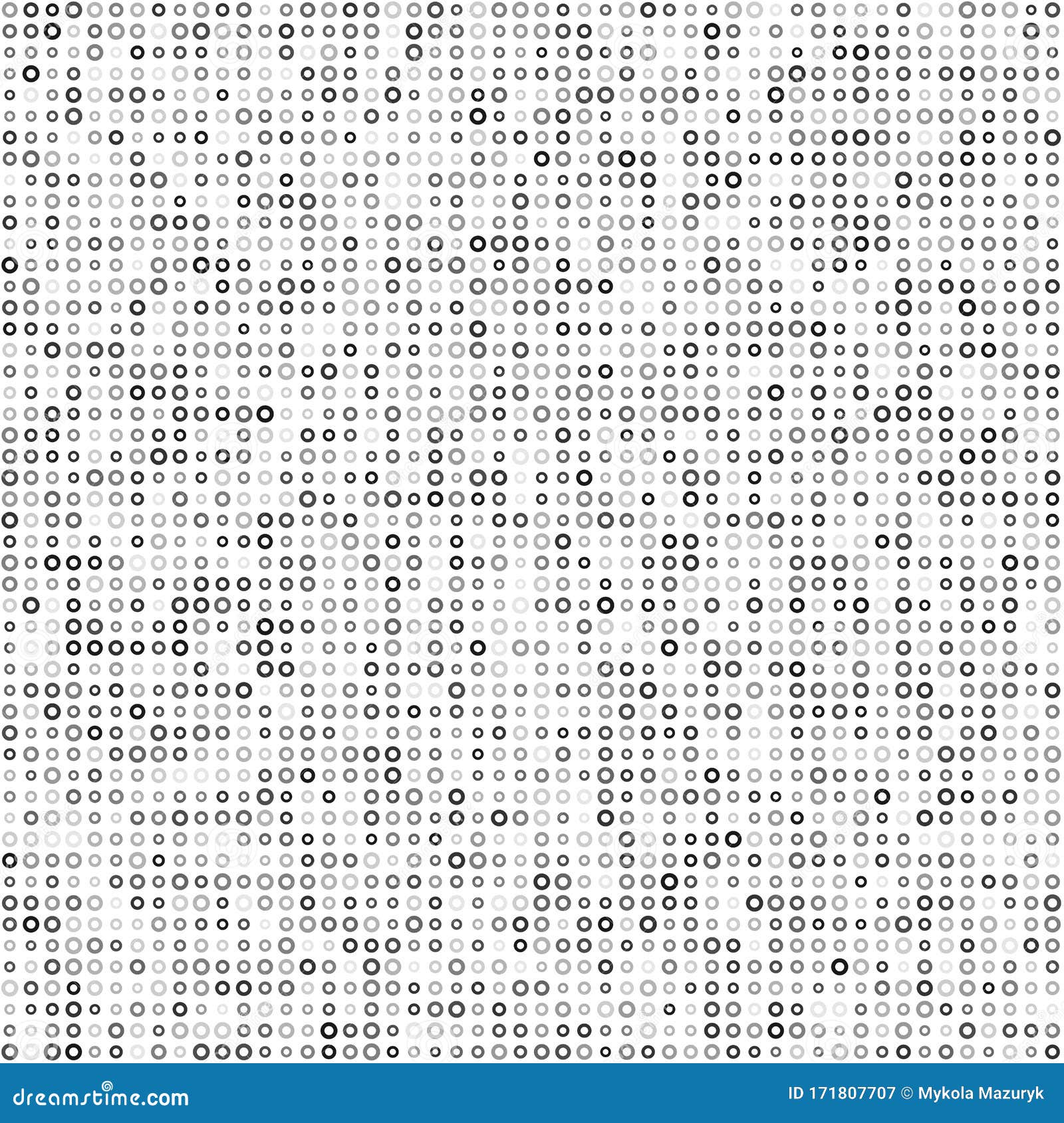 Abstract Background with Gray Circles Differents Sizes Stock Vector ...