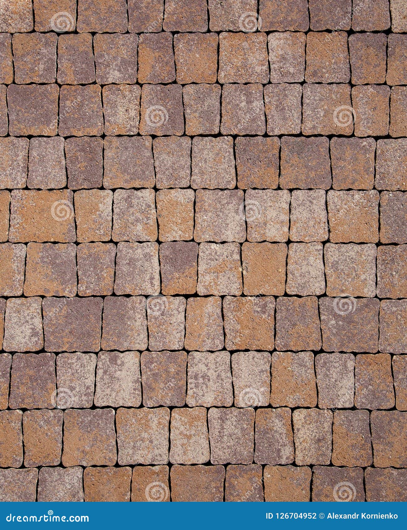 Paving Slabs in the Form of Squares Stock Photo - Image of street ...