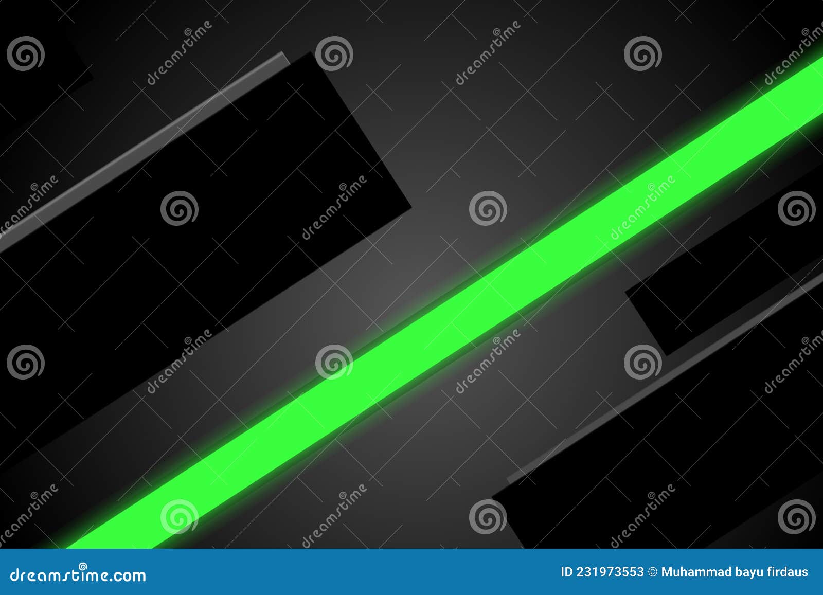 The Abstract Background with Green and Black Line Stock Image - Image ...