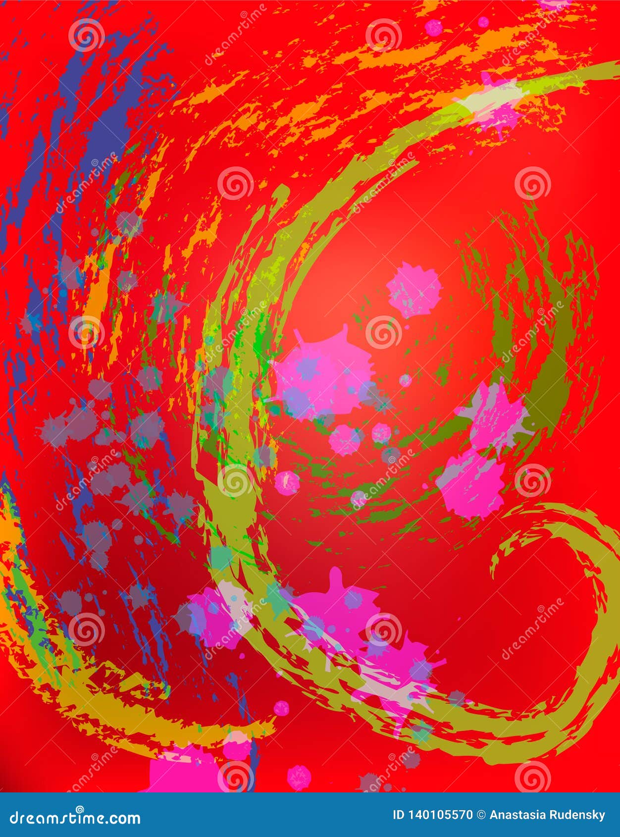 Rotation stock vector. Illustration of backdrop, colorful - 140105570