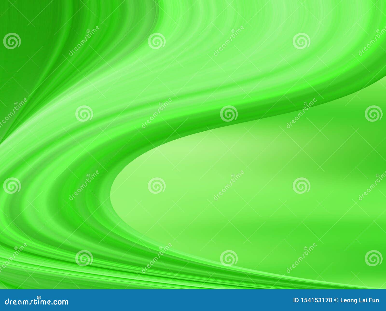 An Abstract Background with Green Colors and a Gradated Linear Wave ...