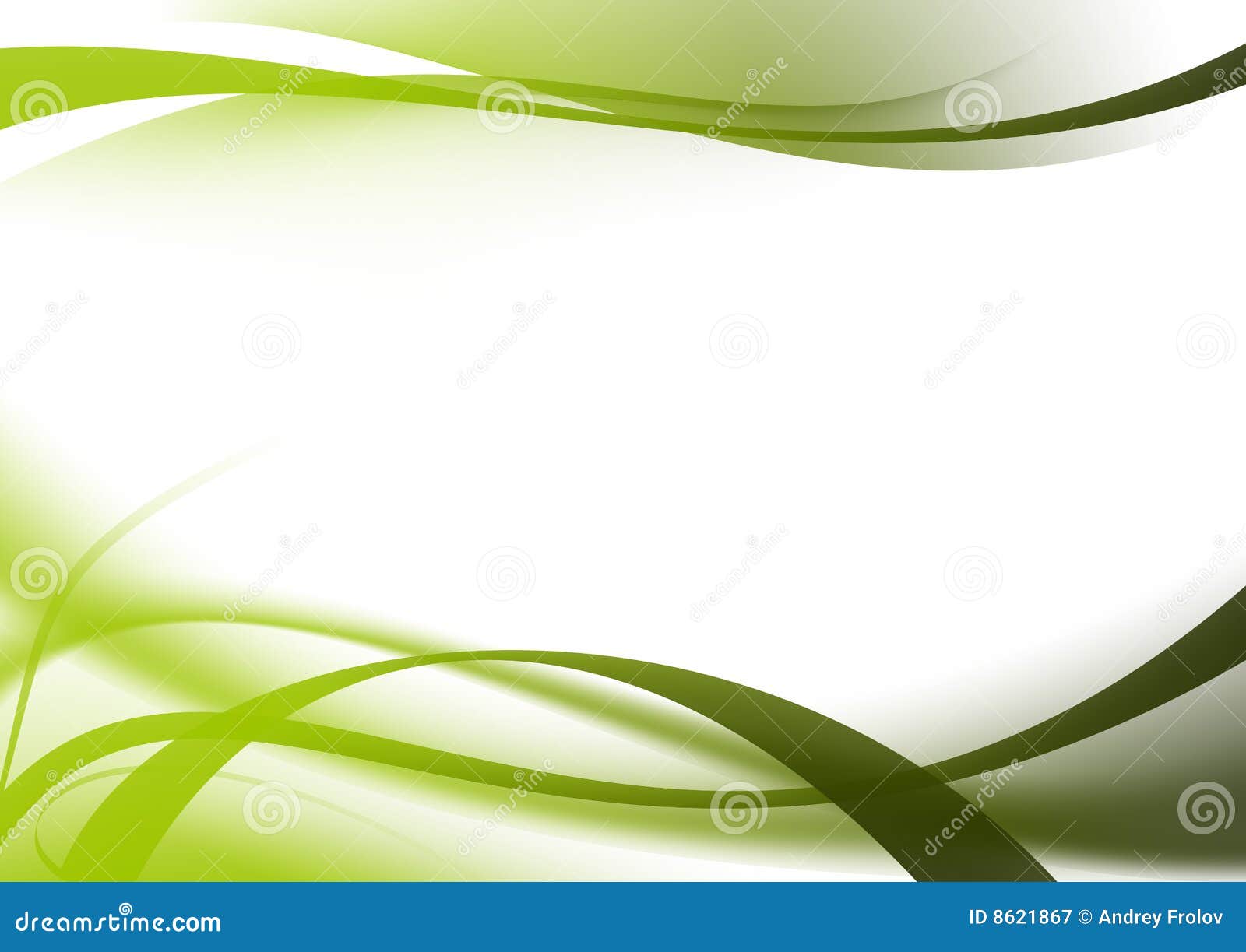 Abstract Background Green Curves Stock Illustration - Illustration of ...