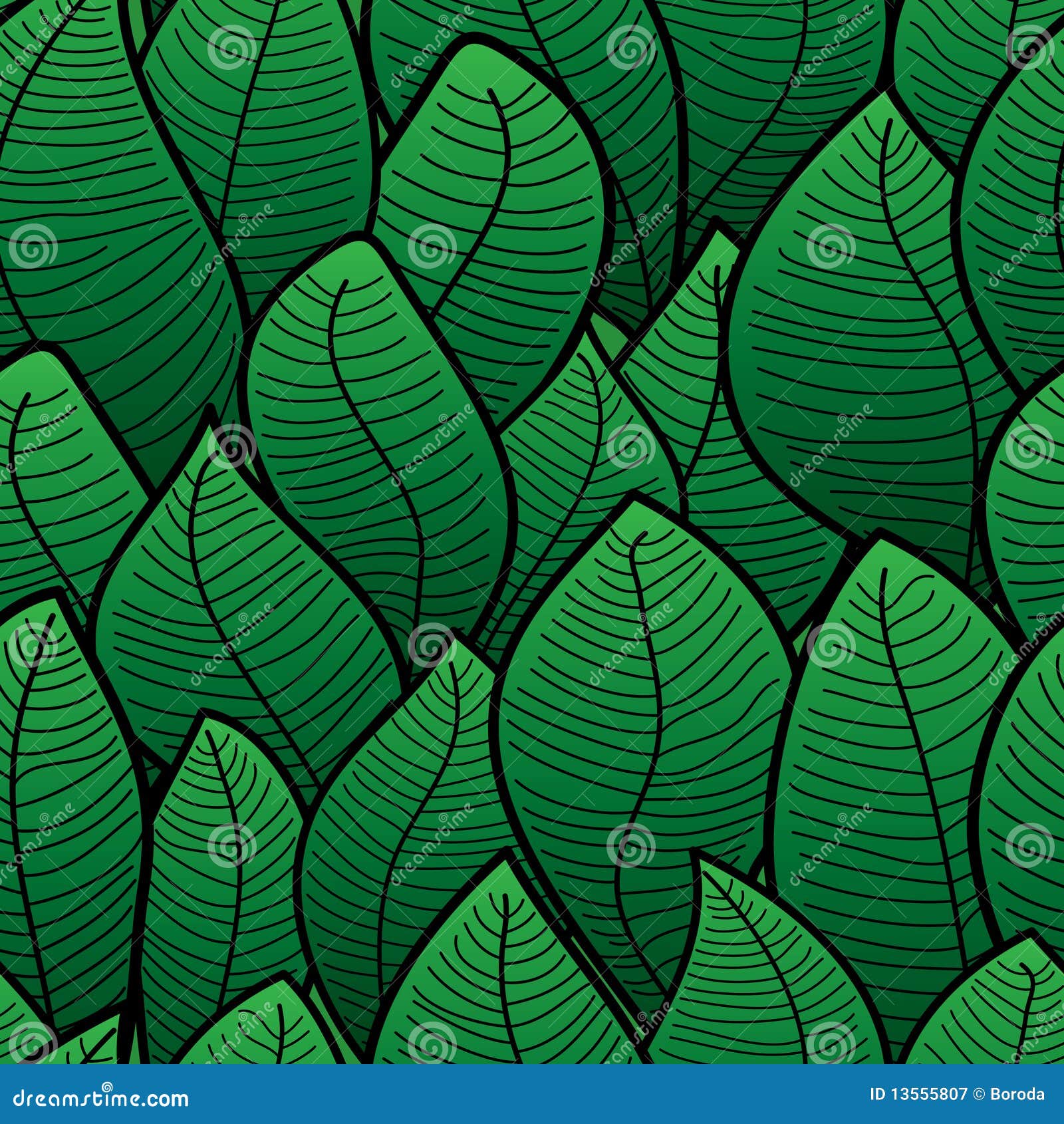 Abstract Background of Green Leaf Stock Vector - Illustration of ...