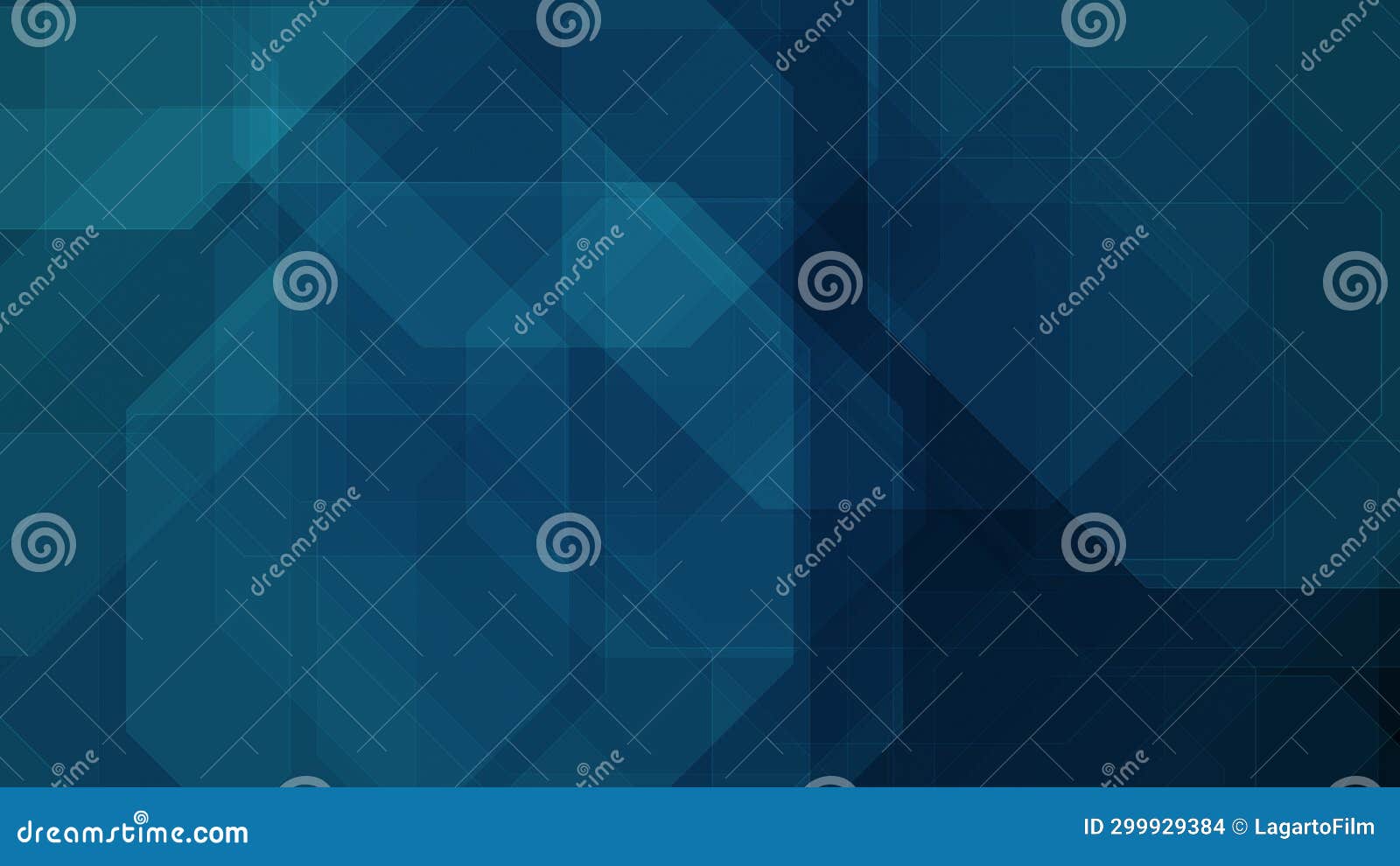 Abstract Green Octagon Pattern Futuristic Science Background with ...