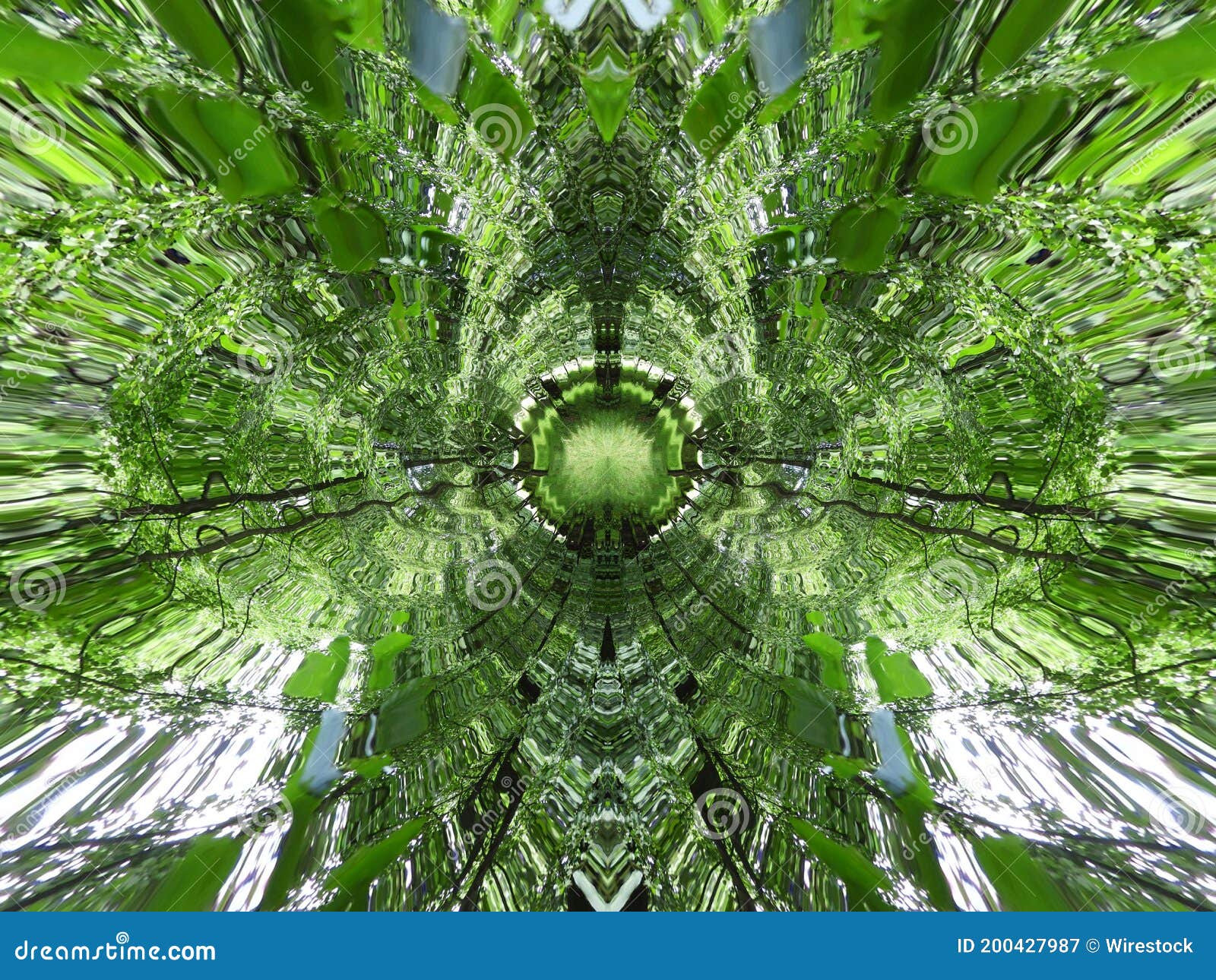 Abstract Background with Green Patterns Stock Image - Image of style ...