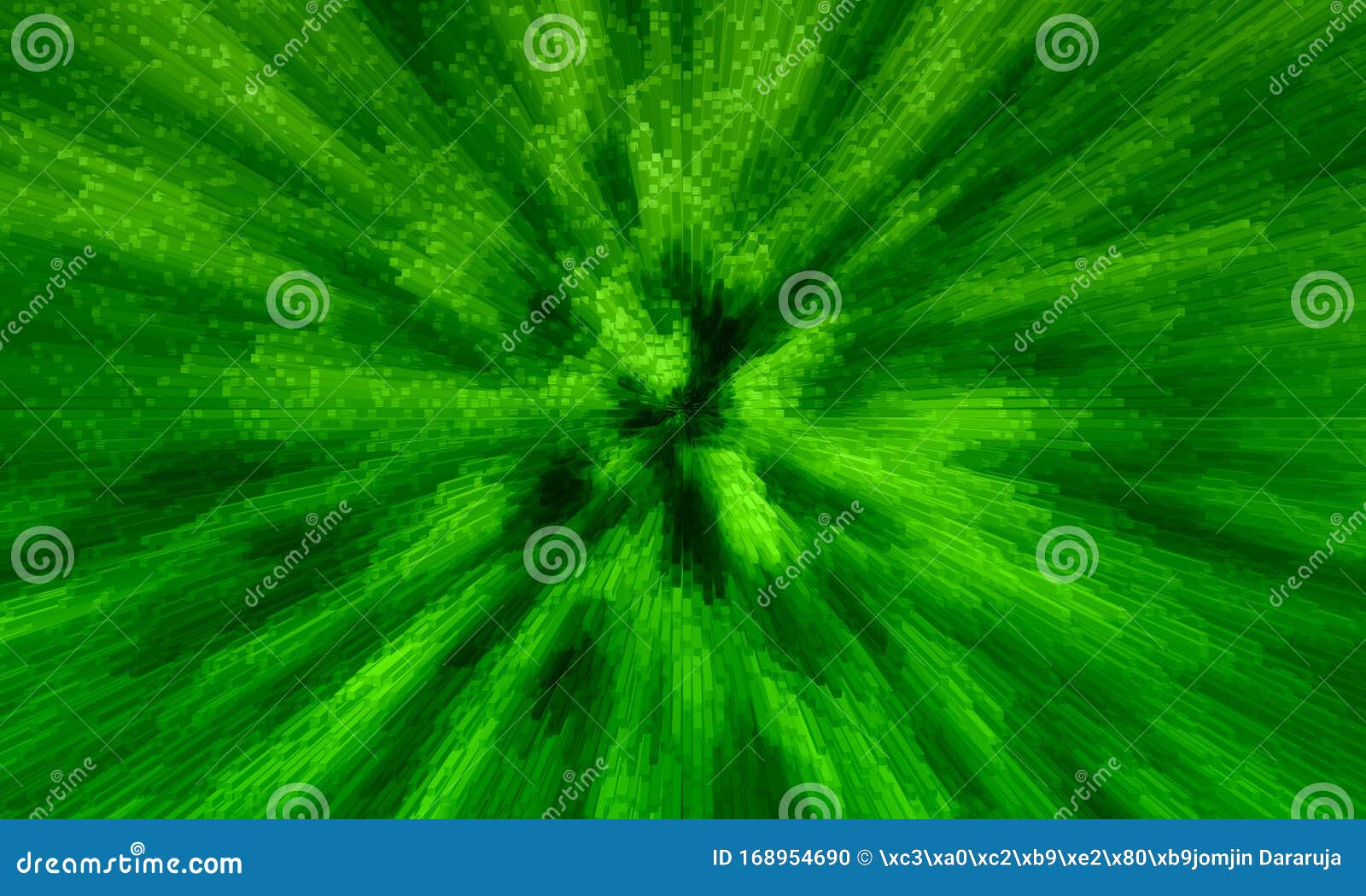 Abstract Background of Green Rectangular, Square and Cubic, 3D Blocks ...