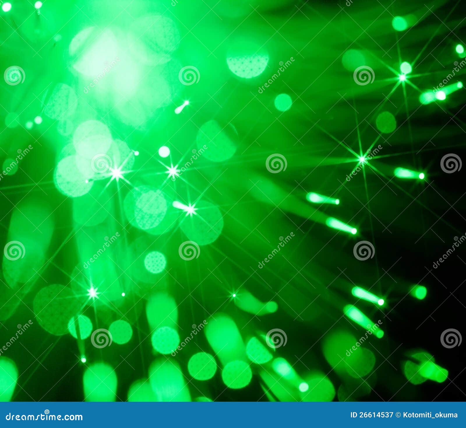 Abstract Background of Green Spot Lights Stock Image - Image of ...