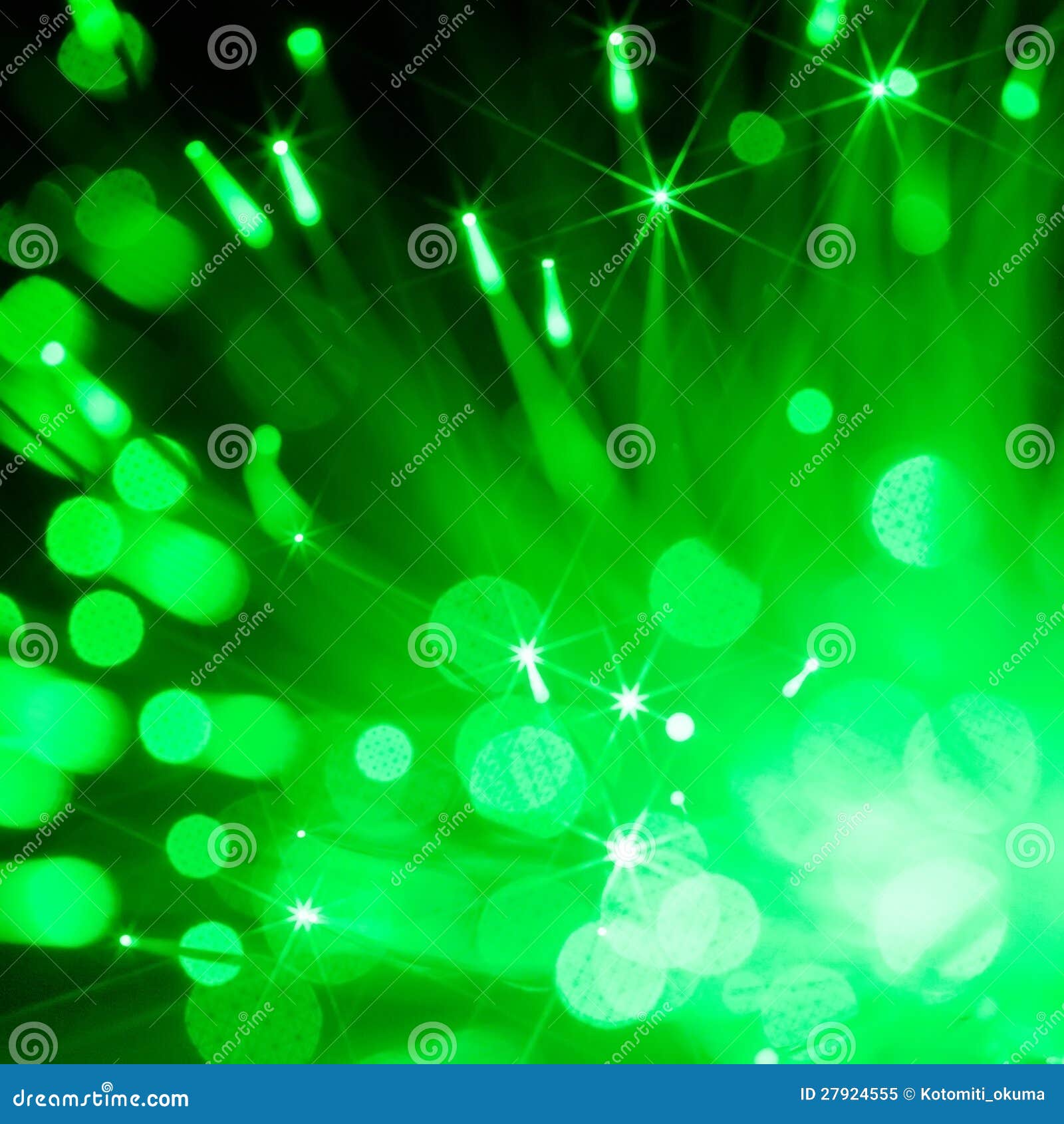 Abstract Background of Green Spot Lights Stock Image - Image of ...