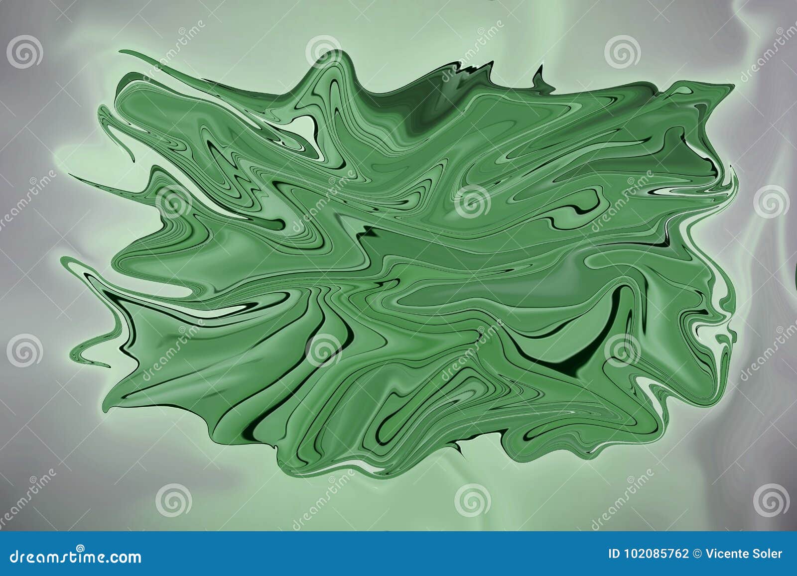 An Abstract Background of a Green Stain Stock Illustration ...