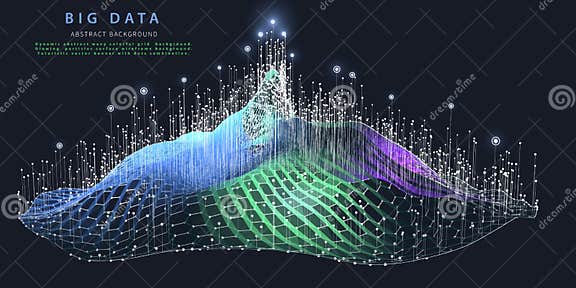 Abstract Background with Grid Algorithm Analytical Data. Big Data. Analytics Algorithms Data ...