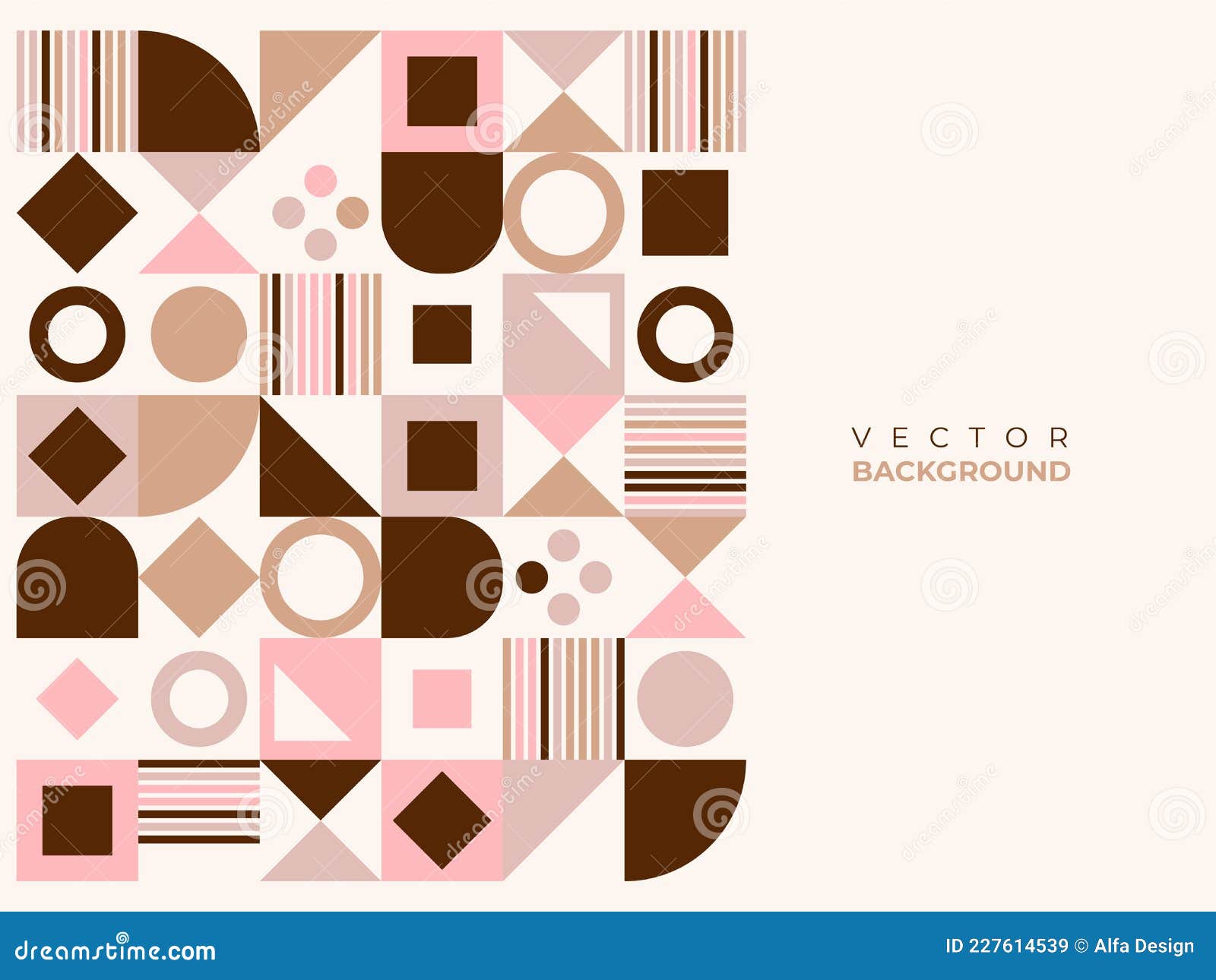 Abstract Background with Half Circle Square Line Dot Wave Geometric ...