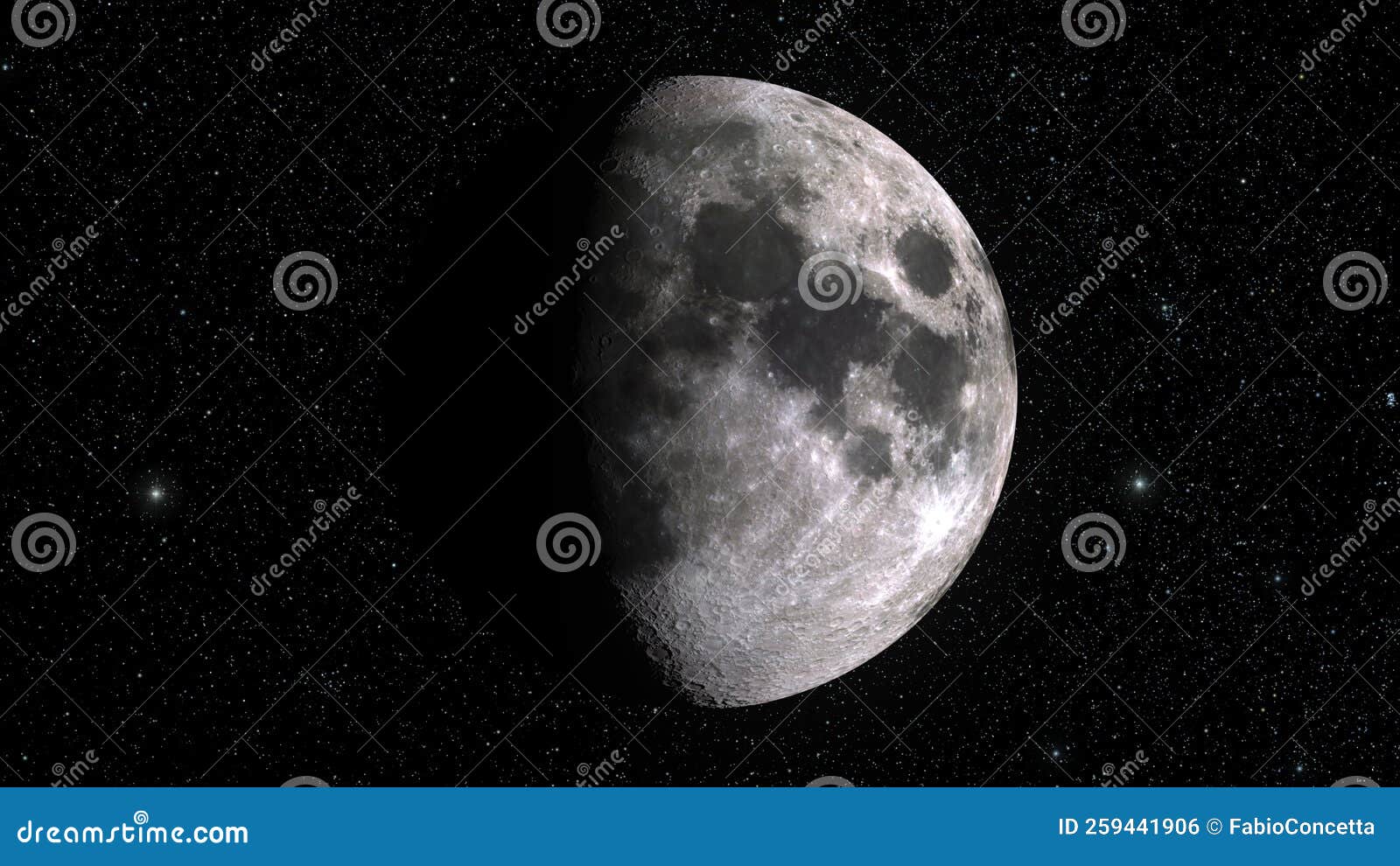 Abstract Background of the Half Moon Stock Photo - Image of fantasy ...