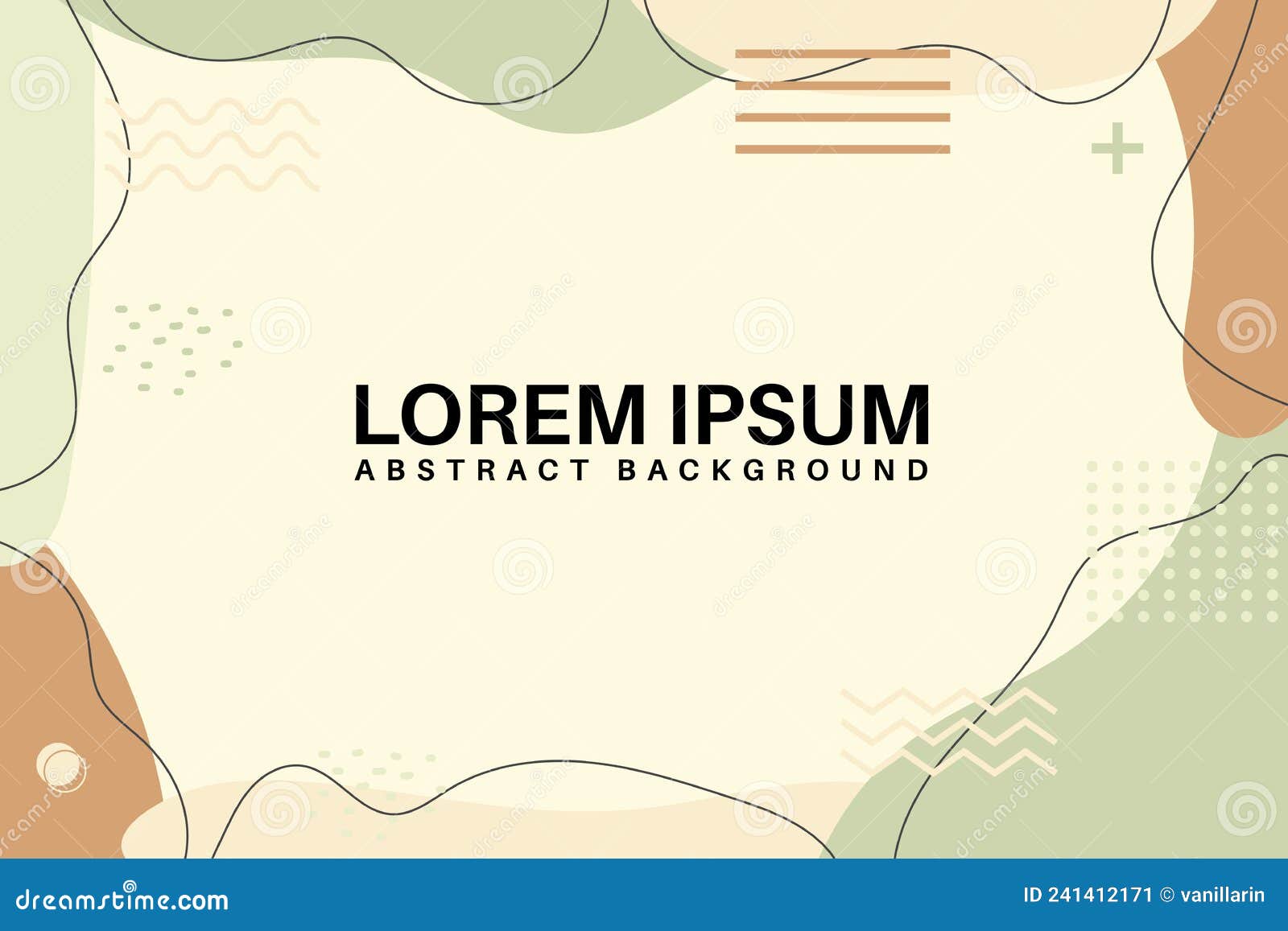 Abstract Background Hand Drawing with Wavy Shapes, Lines, and Doodle ...