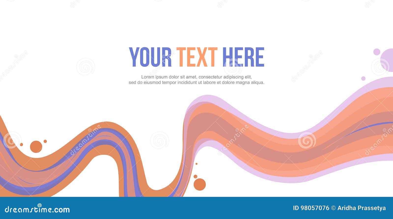 Abstract Background Header Wave Collection Stock Vector - Illustration ...