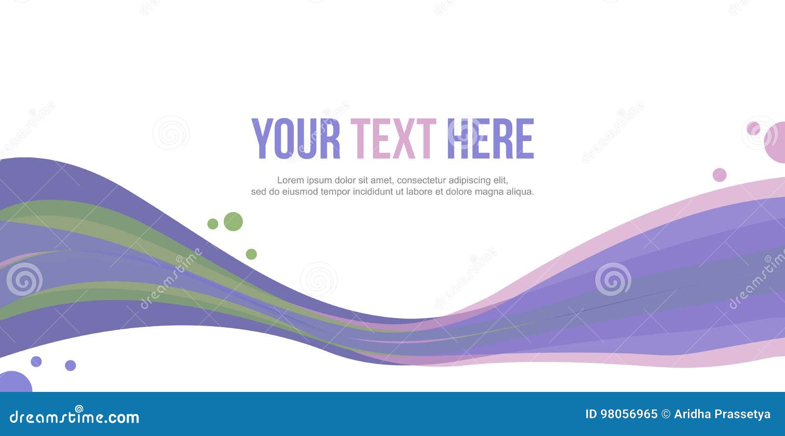 Abstract Background Header Wave Style Stock Vector - Illustration of ...