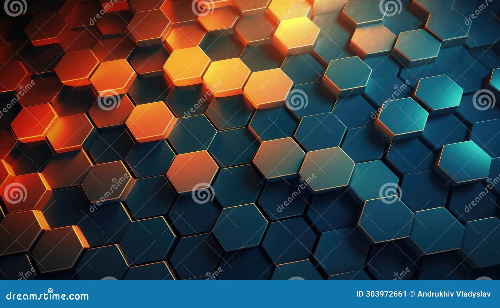 Abstract Background with Hexagon Stock Illustration - Illustration of honeycomb, background ...
