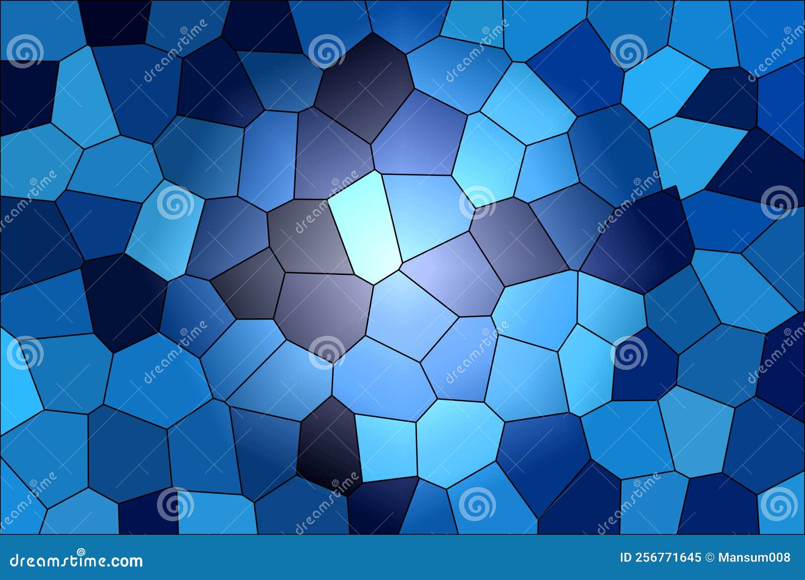 Abstract Background with Hexagon Pattern Stock Illustration ...