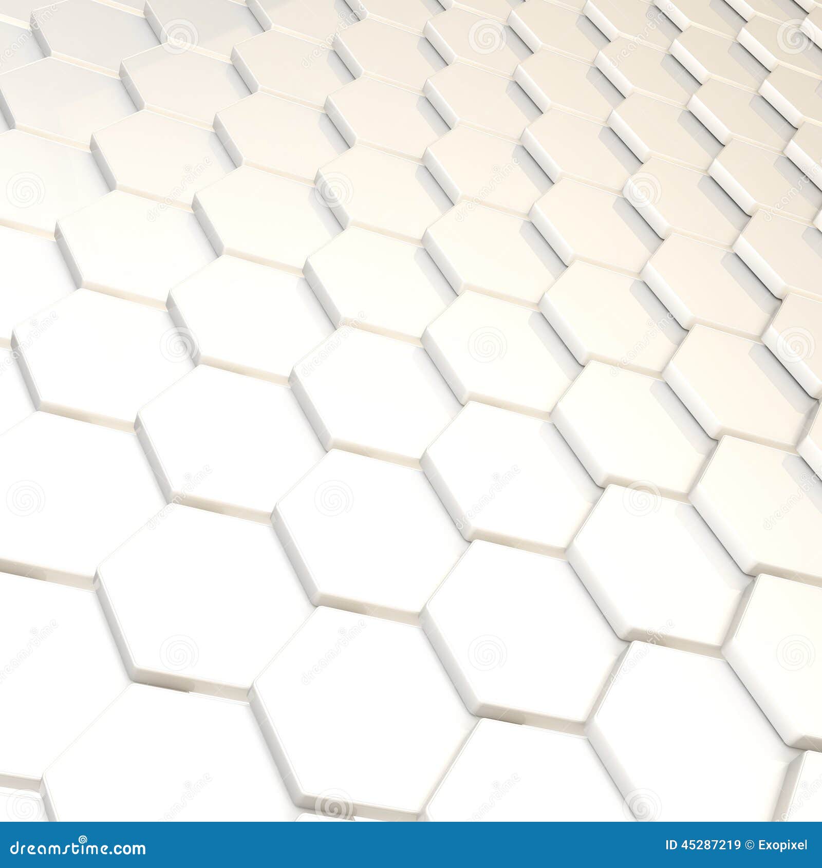 Abstract Background Hexagon Plate Stock Illustration - Illustration of ...