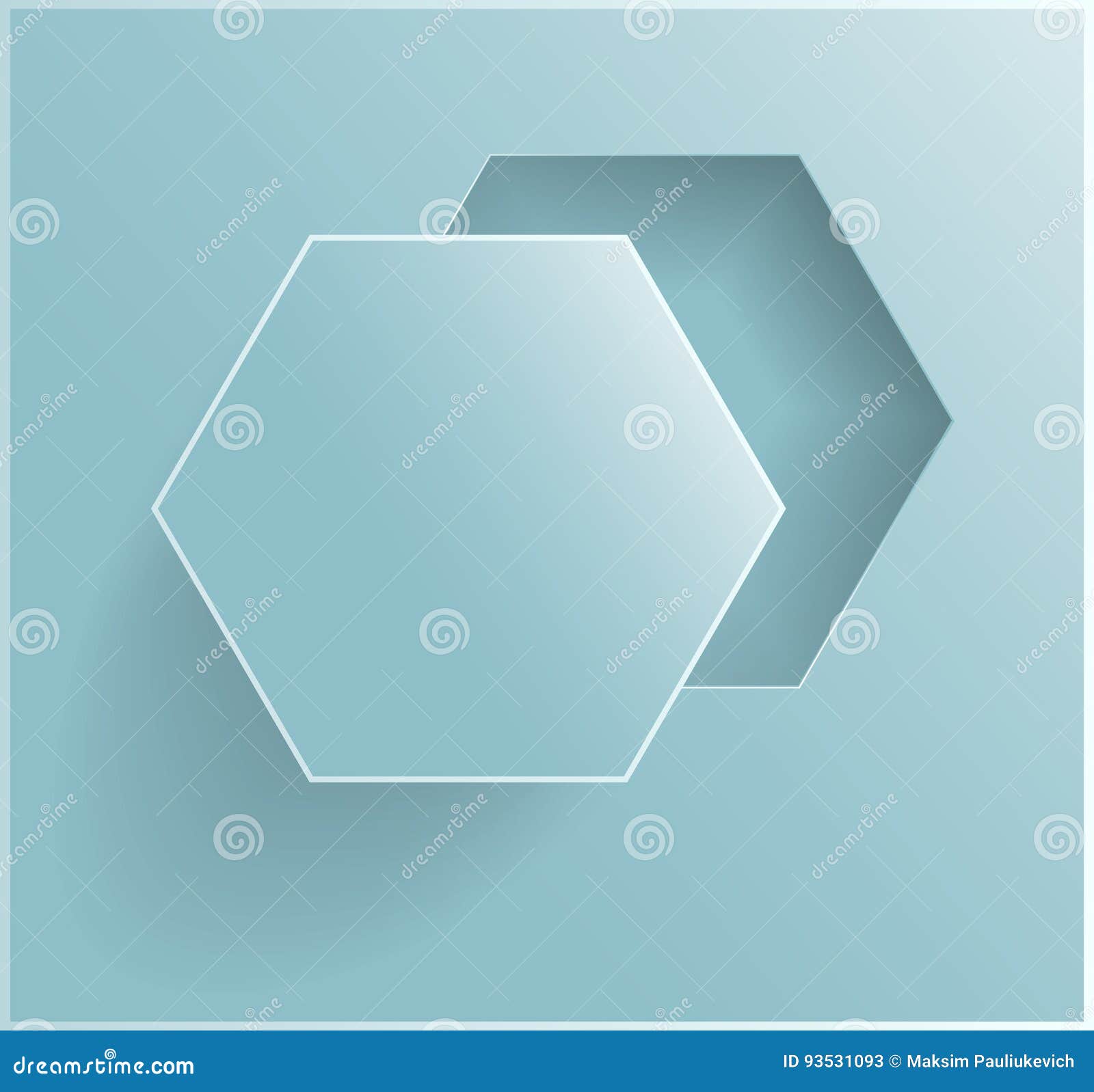 Abstract Background Hexagon. Web and Design Stock Illustration ...