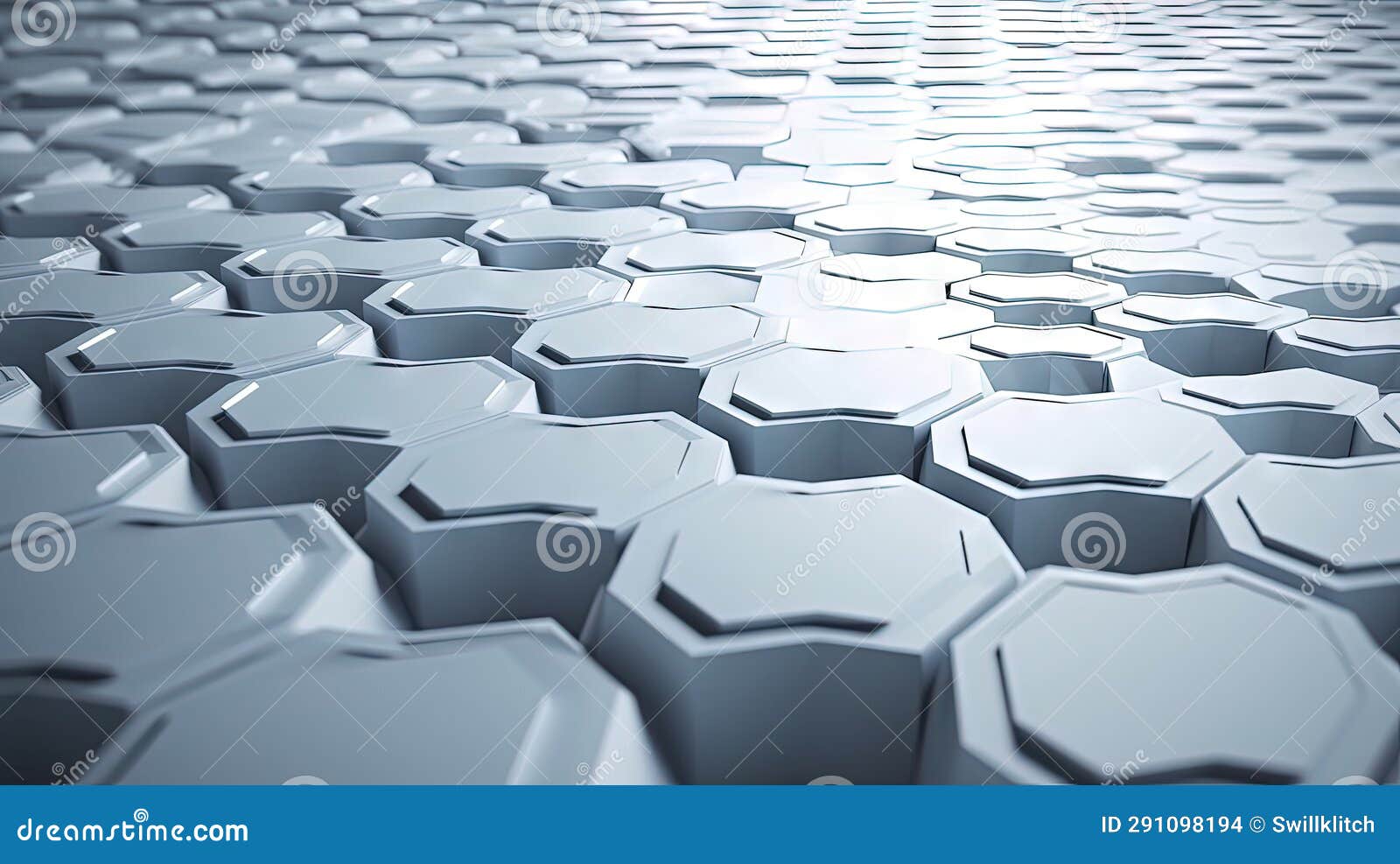 Abstract Background with Hexagonal Tiles. Tech Styled Hex Pattern ...