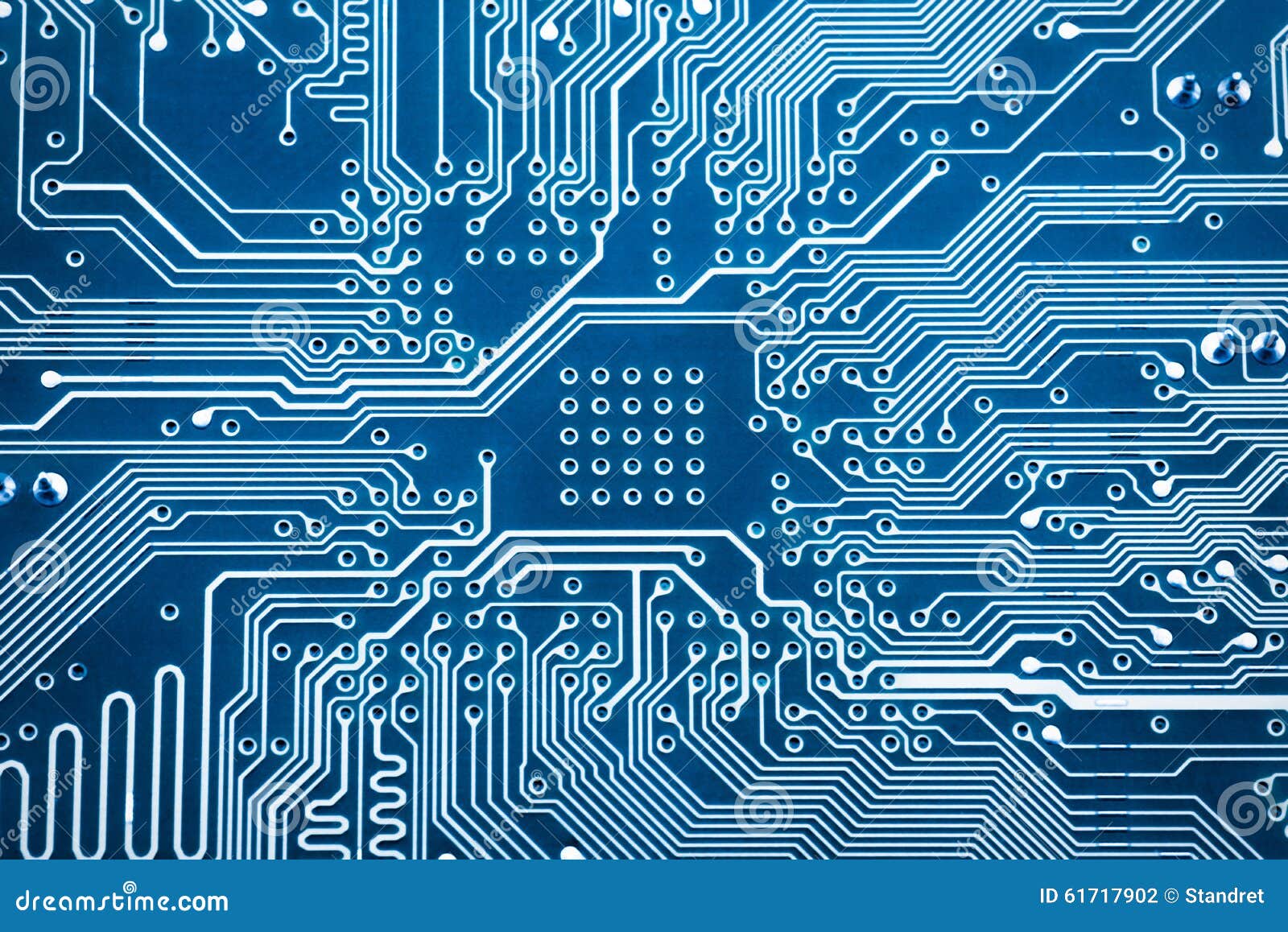 Abstract Background with High Tech Circuit Stock Photo - Image of ...