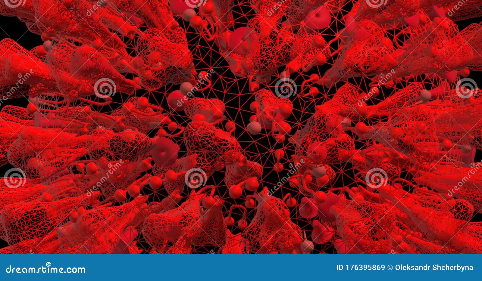 Abstract Background. High Tech Sponge Stock Video - Video of blue ...